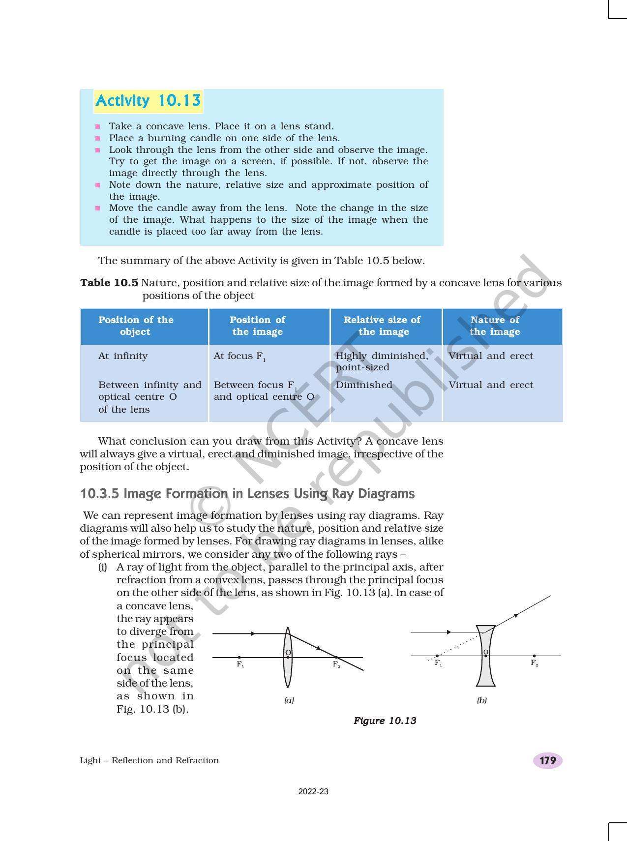 Ncert Book For Class 10 Science Chapter 10 Light Reflection