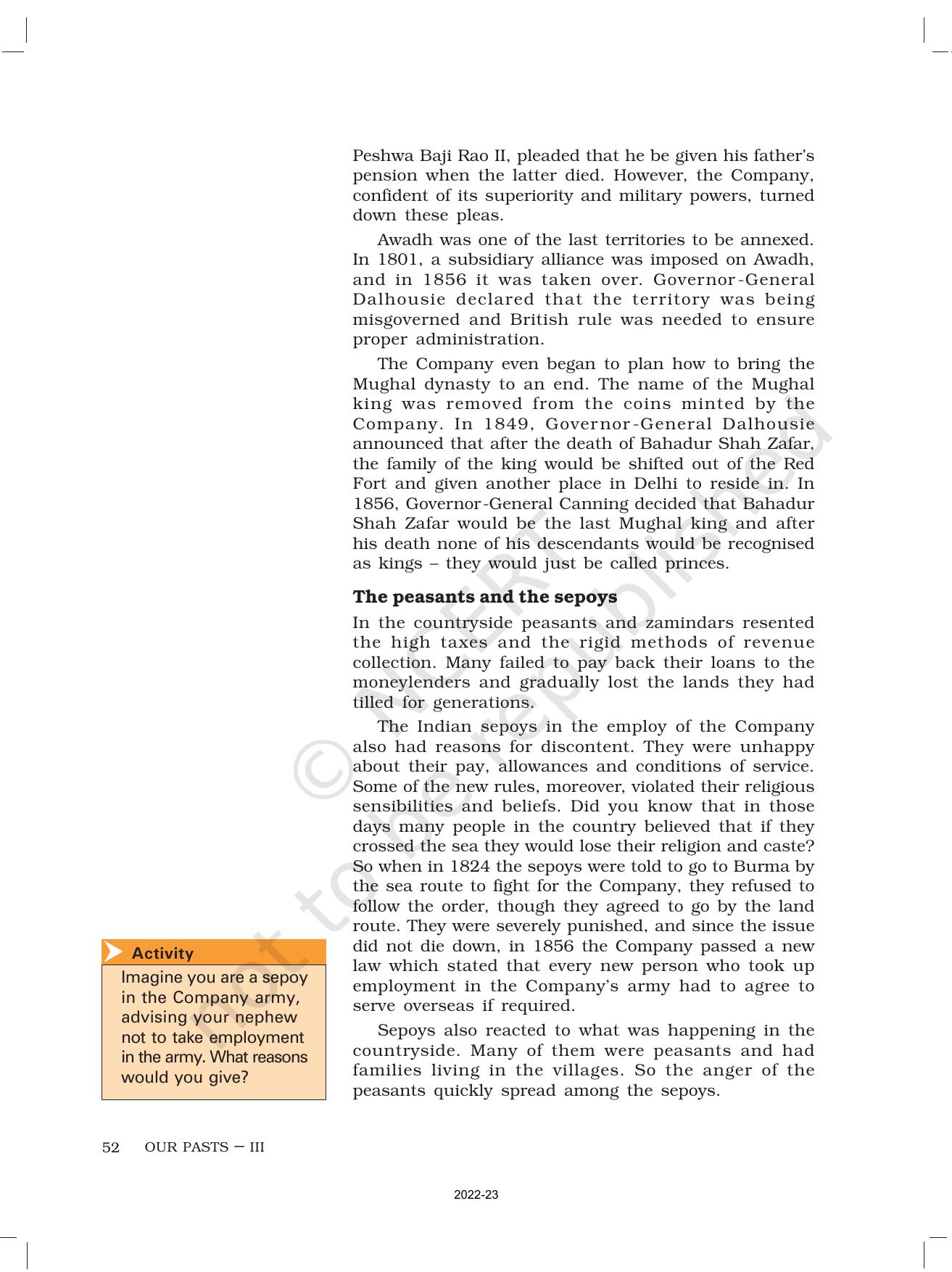 NCERT Book for Class 8 History Chapter 5 When People Rebel