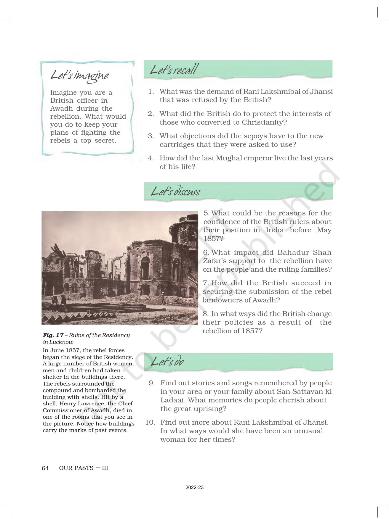 NCERT Book for Class 8 History Chapter 5 When People Rebel