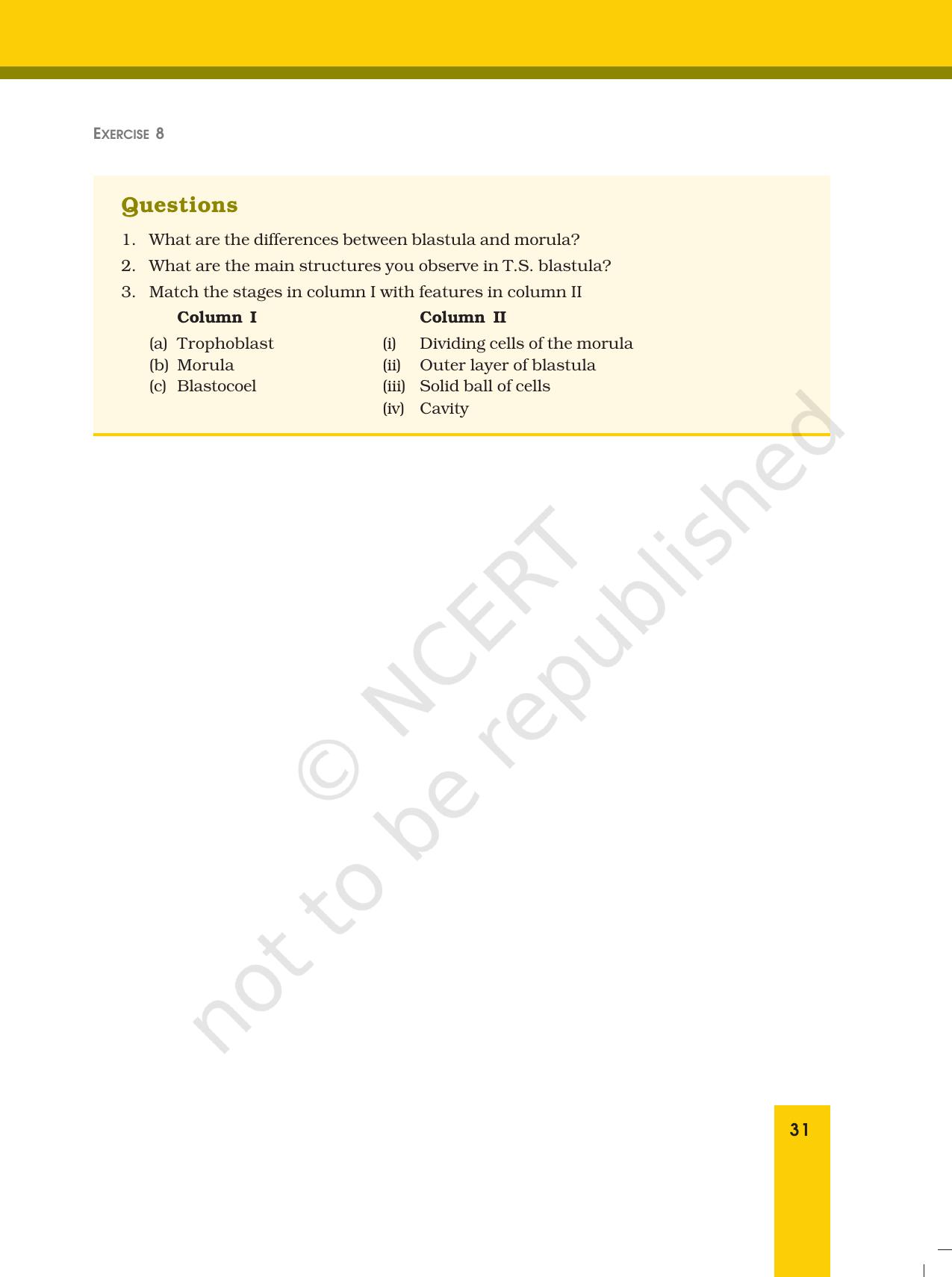 NCERT Laboratory Manuals for Class XII Biology - Exercise 8 & 9 ...