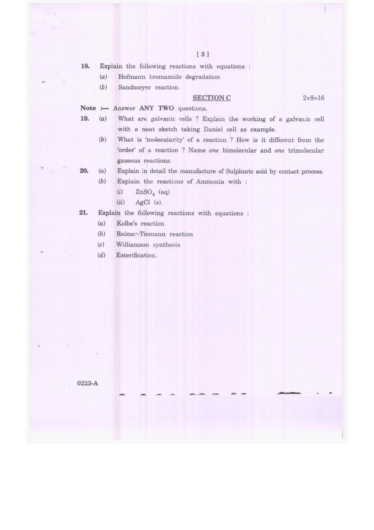 TS Inter 2nd Year Chemistry Model Paper - IndCareer Schools TS Inter 2nd Year Chemistry Model Paper - IndCareer Schools