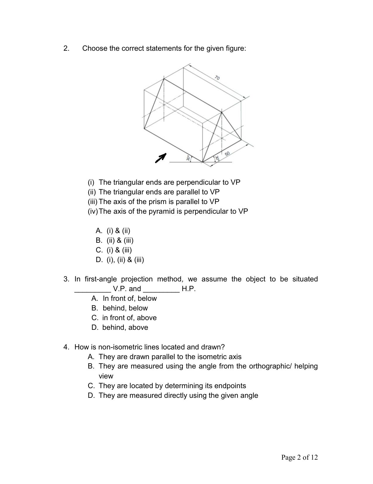 CBSE Class 12 Engg. Graphic Sample Question Paper 2024-25 - IndCareer Docs