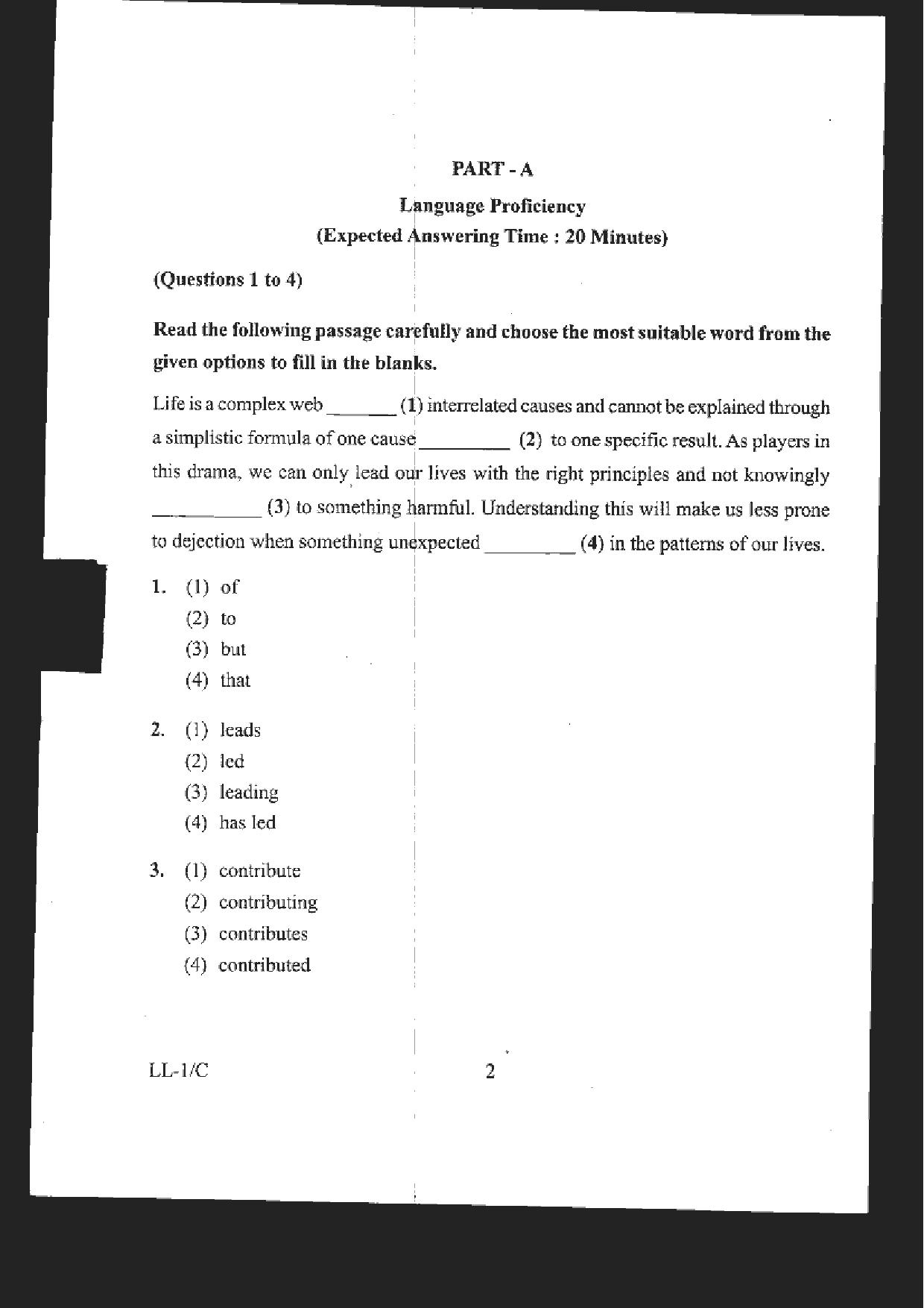 RIE CEE Old Question Paper of Group A - IndCareer Docs