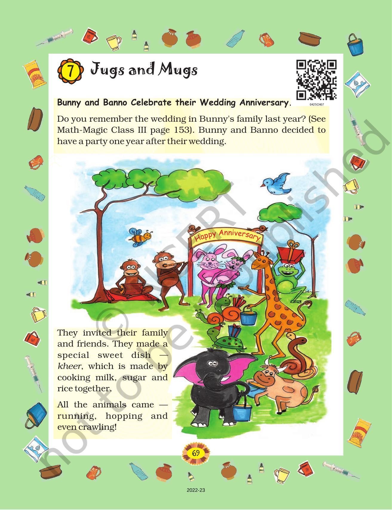 NCERT Book for Class 4 Maths Chapter 7 Jugs and Mugs - IndCareer Schools