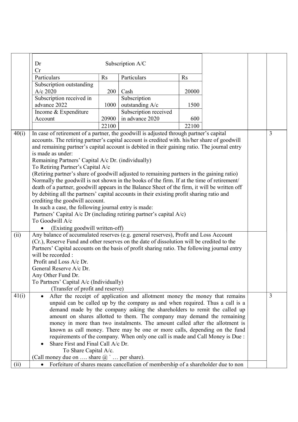 NIOS Class 12 Accountancy Sample Paper - IndCareer Docs