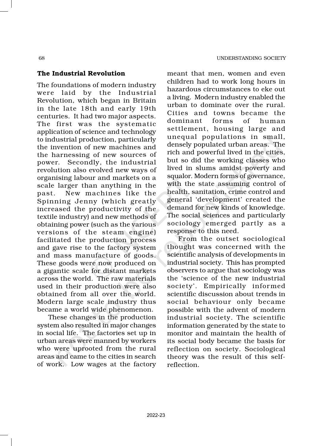 NCERT Book for Class 11 Sociology Chapter 4 Introducing