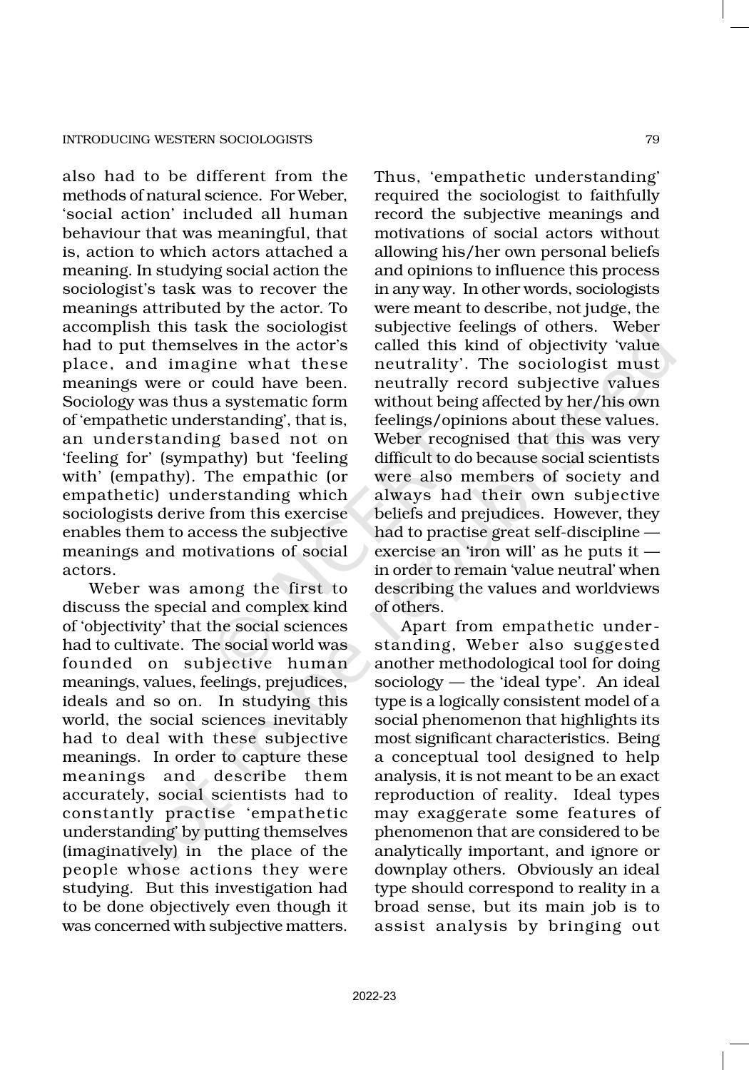 Ncert Book For Class 11 Sociology Chapter 4 Introducing