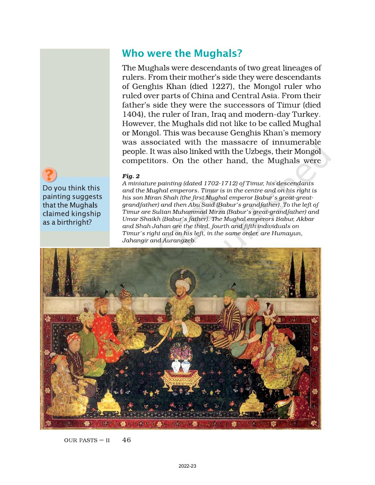 NCERT Book for Class 7 Social Science(History): Chapter 4-The Mughal Empire - IndCareer Schools