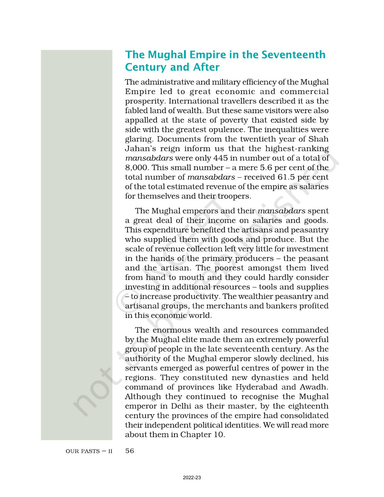NCERT Book for Class 7 Social Science(History): Chapter 4-The Mughal ...