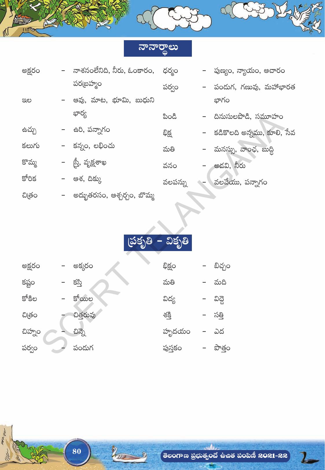 TS SCERT Class 9 Second Language (Telugu Medium) Text Book - IndCareer Docs