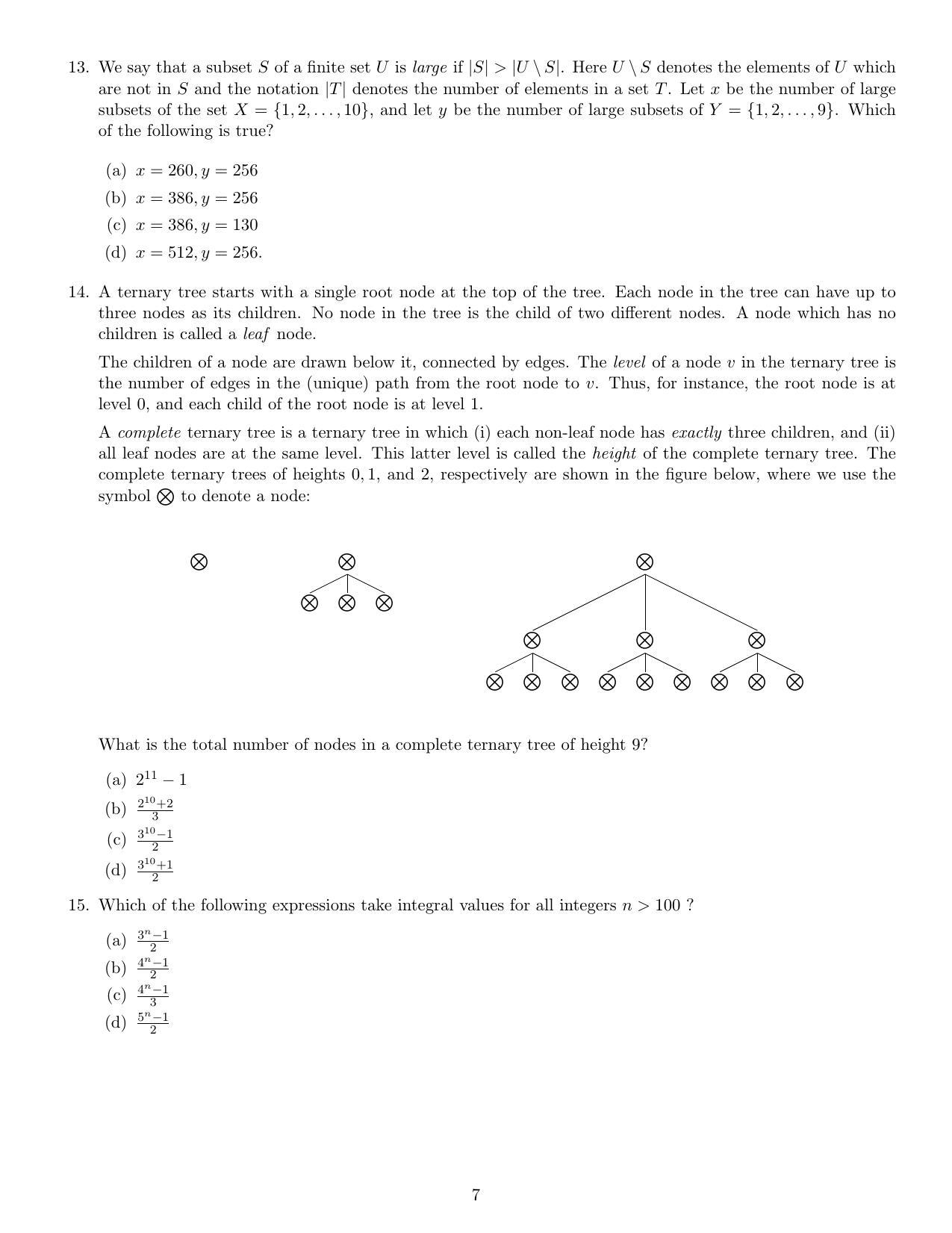 CMI Entrance Exam 2022 Question Paper MSc Data Science - IndCareer Docs