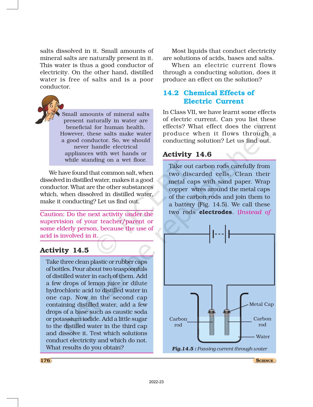 NCERT Book for Class 8 Science Chapter 14 Chemical Effects