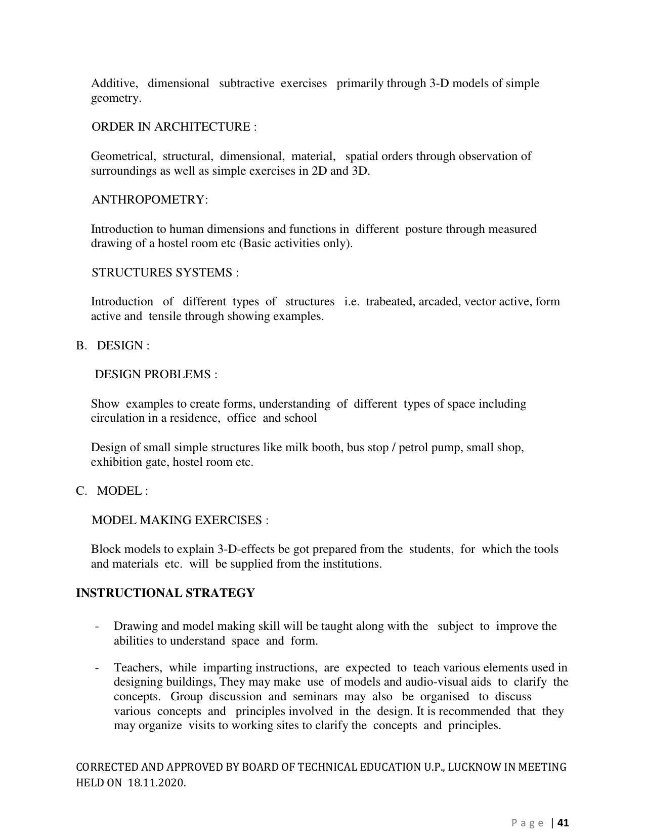 SYLLABUS FOR FIRST SEMESTER SESSION (2020-2021) - SIX SEMESTER DIPLOMA ...