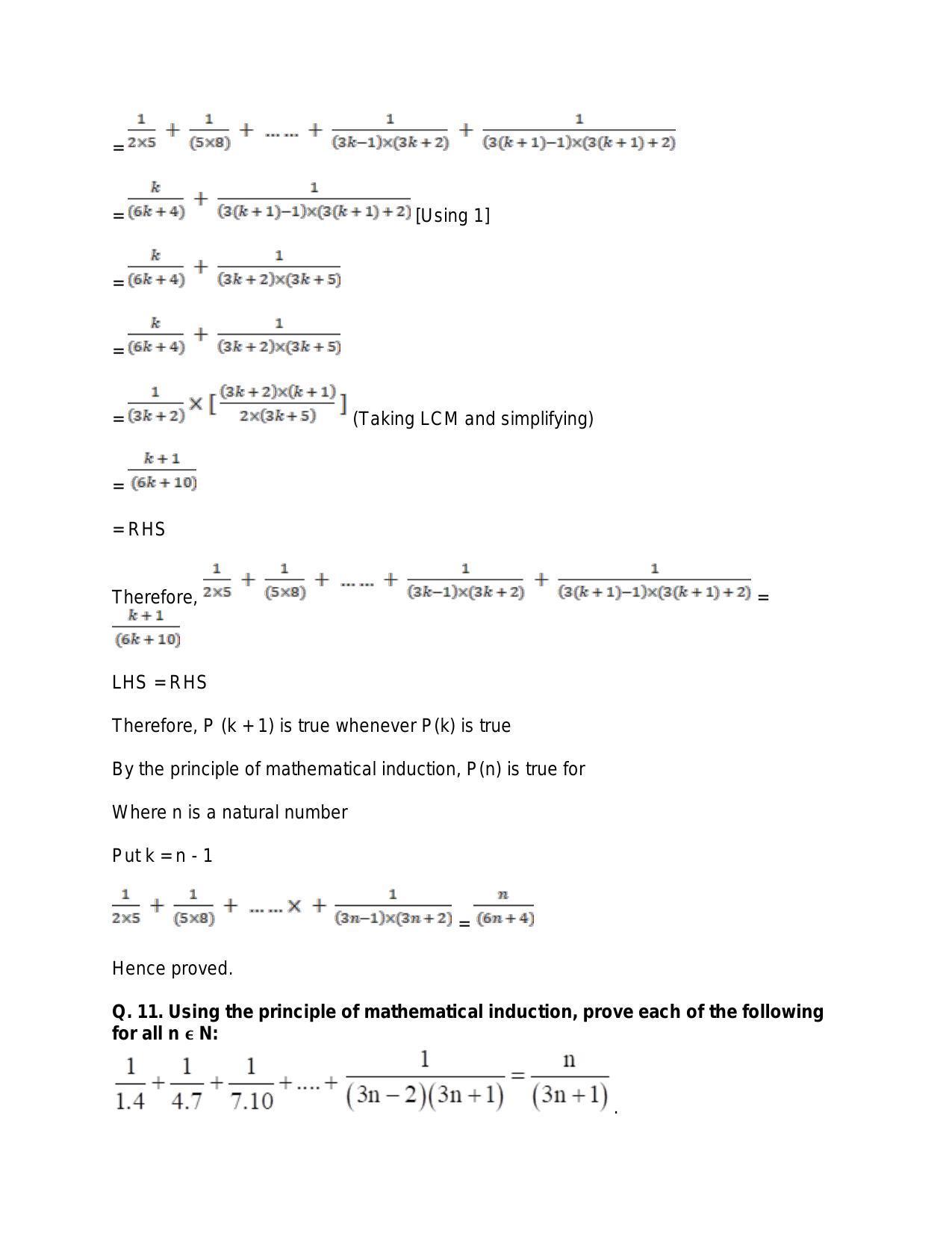 RS Aggarwal Solutions for 11th Class Maths Chapter 4-Principle of ...