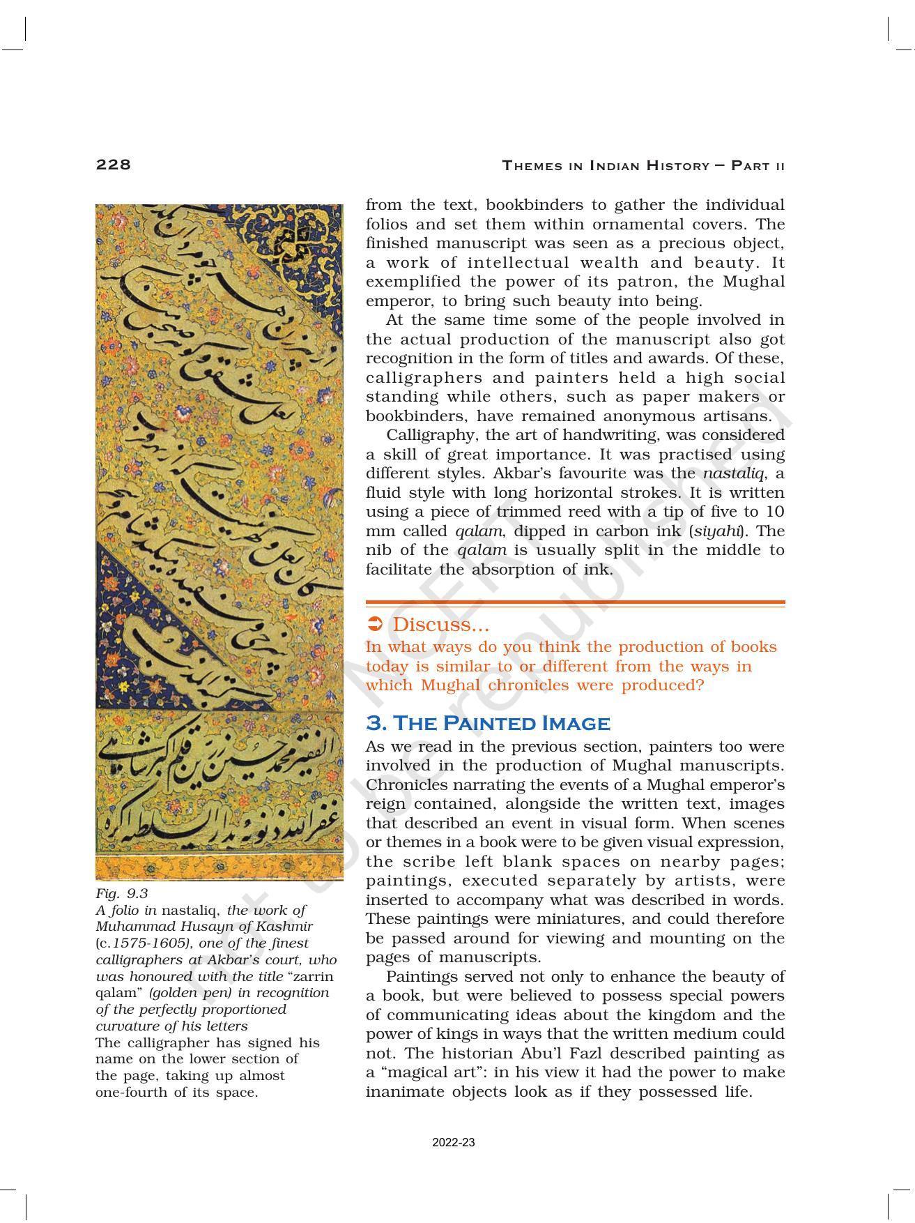 NCERT Book for Class 12 History Chapter 9 Kings and Chronicles