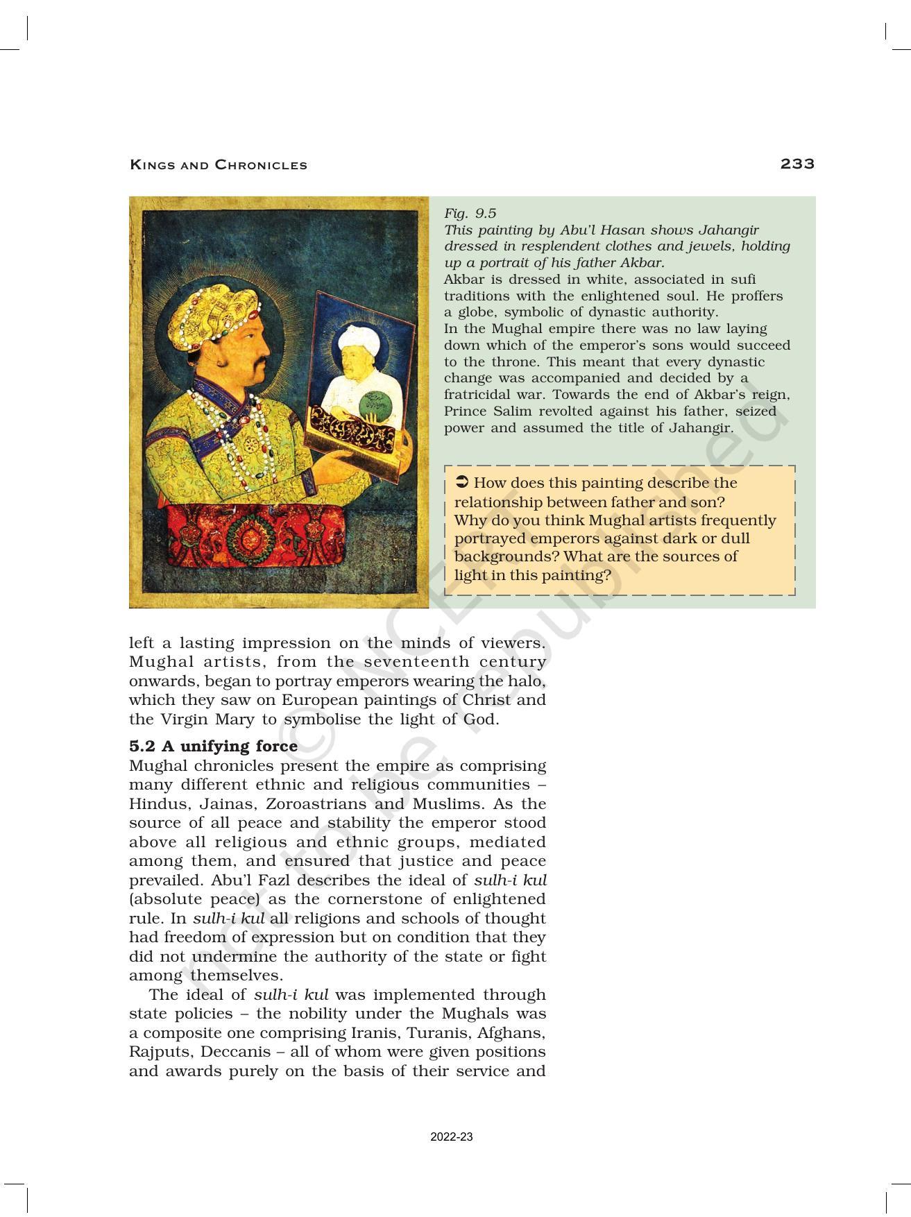 NCERT Book for Class 12 History Chapter 9 Kings and Chronicles