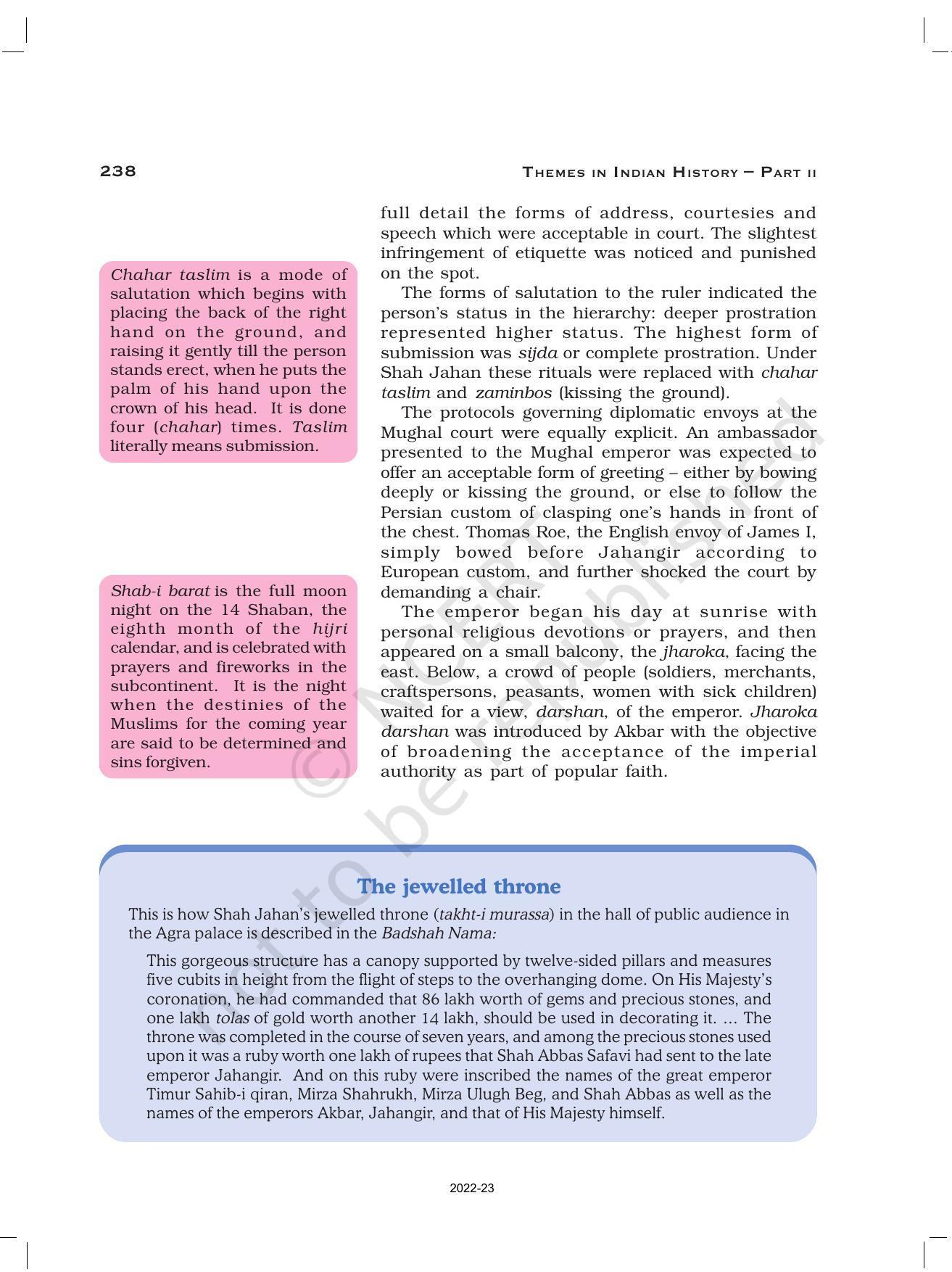 NCERT Book for Class 12 History Chapter 9 Kings and Chronicles