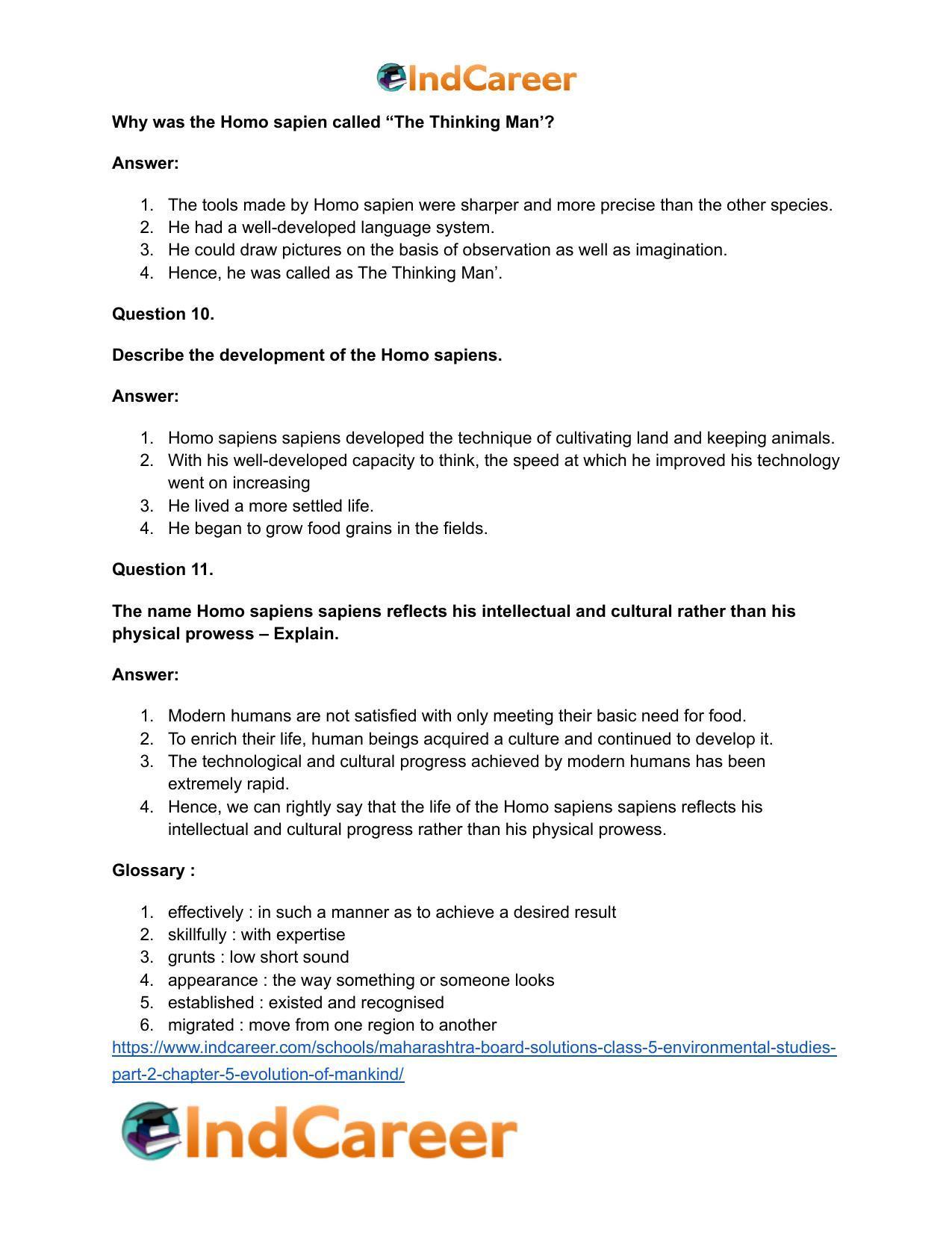 Maharashtra Board Solutions Class 5-Environmental Studies (Part 2 ...