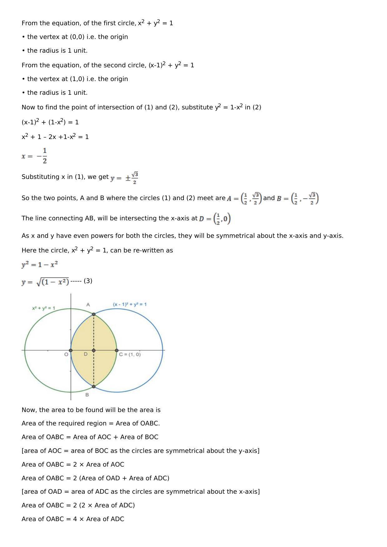 RS Aggarwal Solutions for 12th Class Maths Chapter 17-Area of Bounded ...