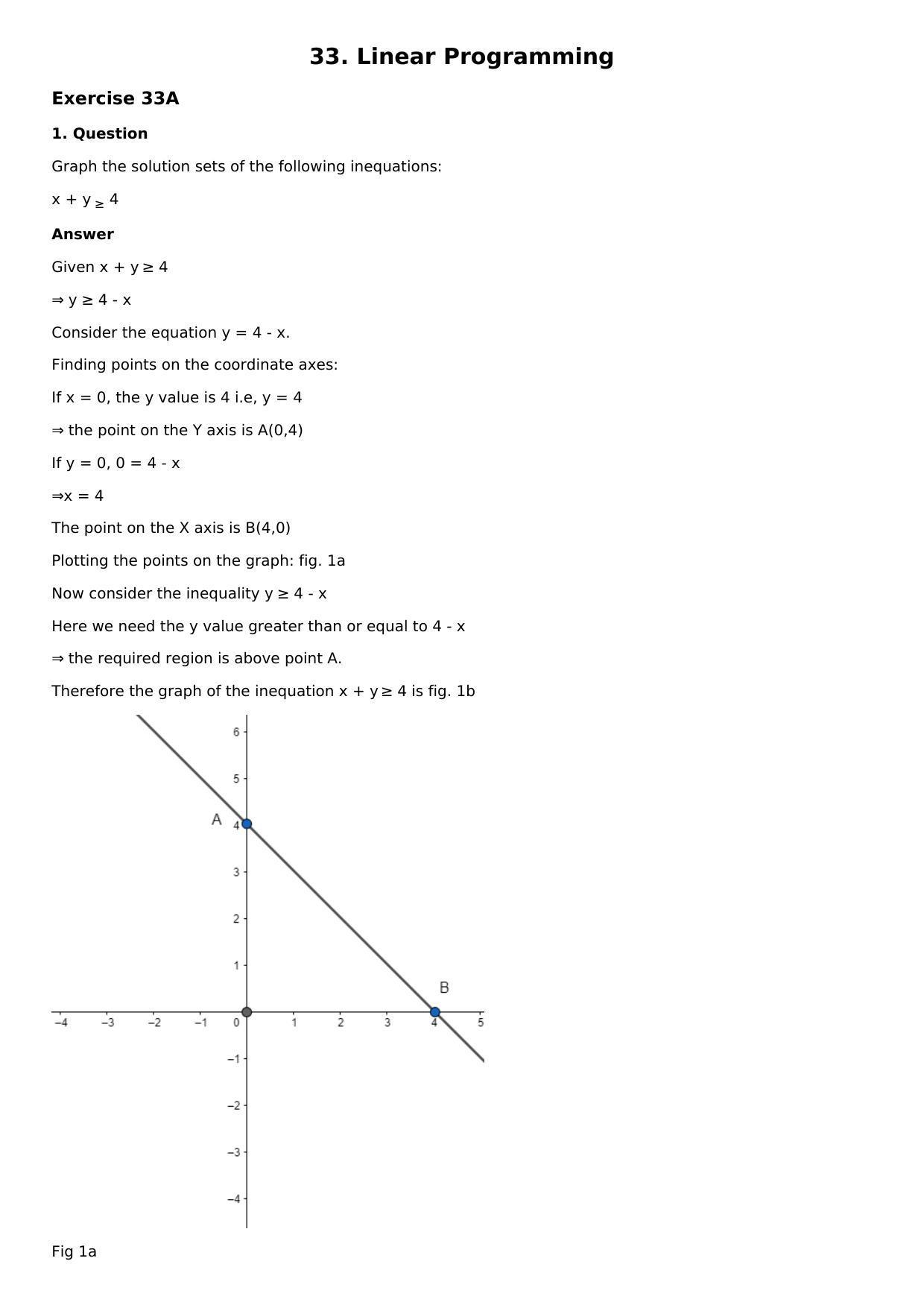 RS Aggarwal Solutions for 12th Class Maths Chapter 33-Linear ...