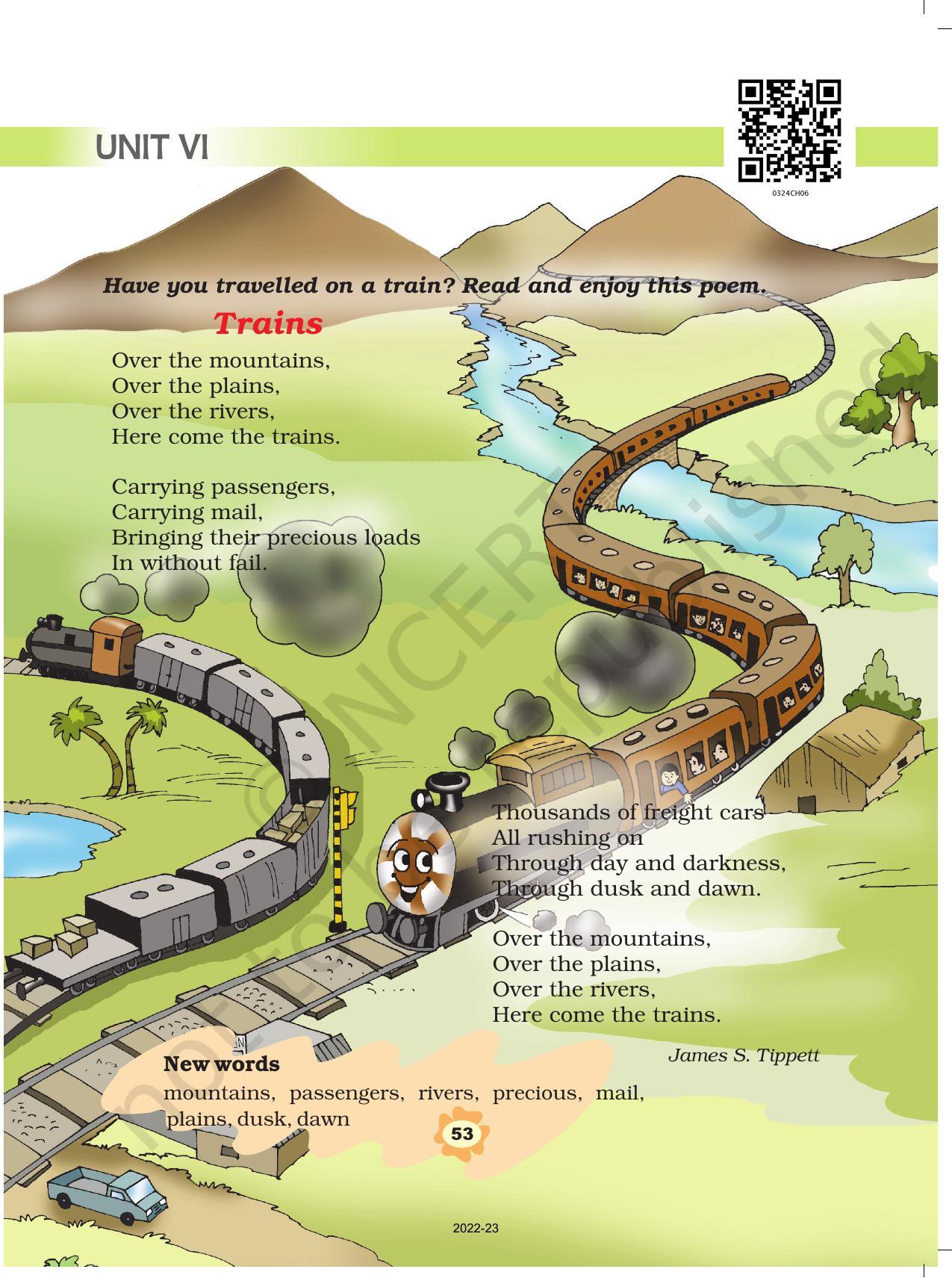 NCERT Book for Class 3 English: Unit VI.2-The Story of the Road ...