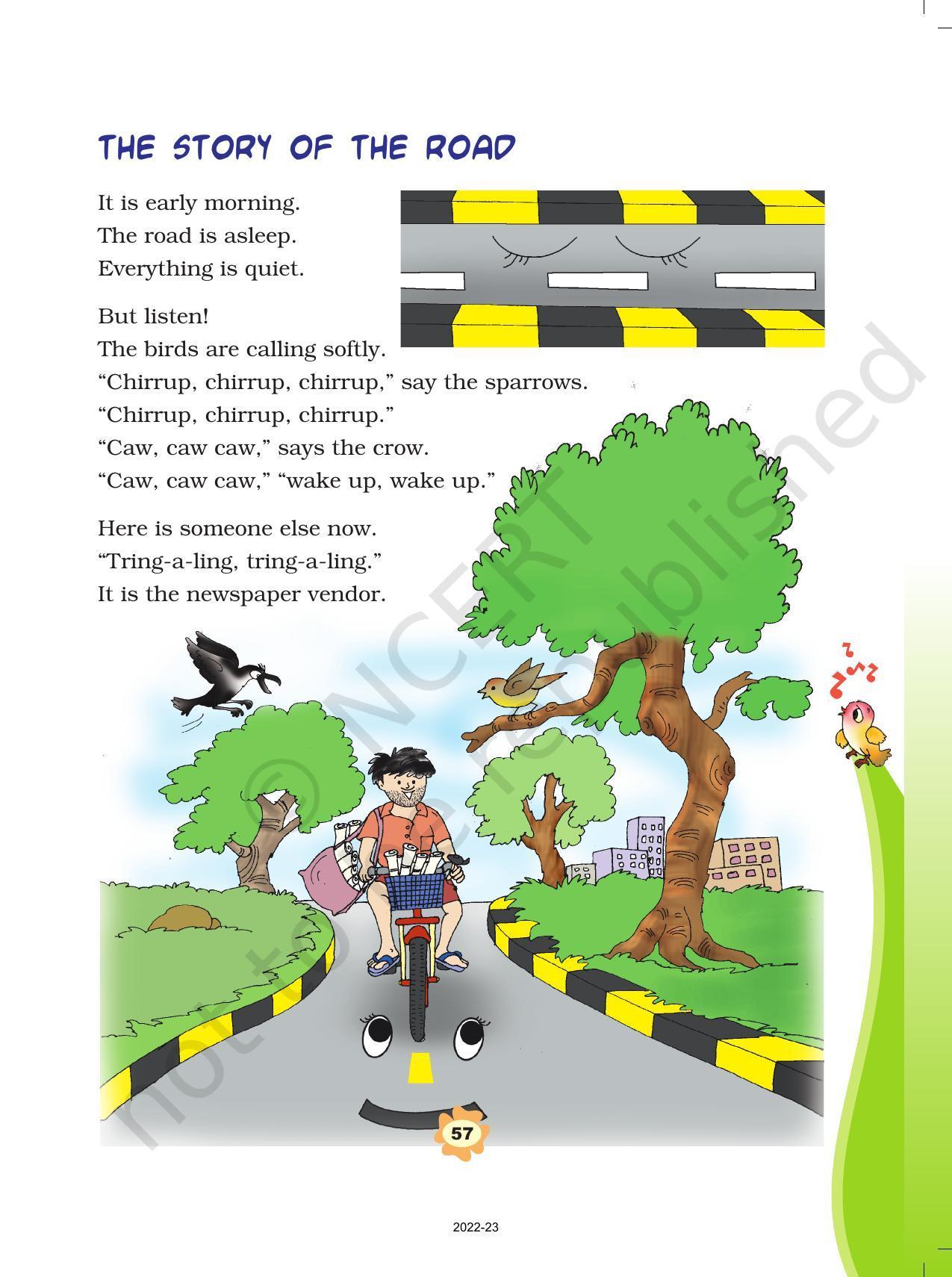 NCERT Book for Class 3 English: Unit VI.2-The Story of the Road ...