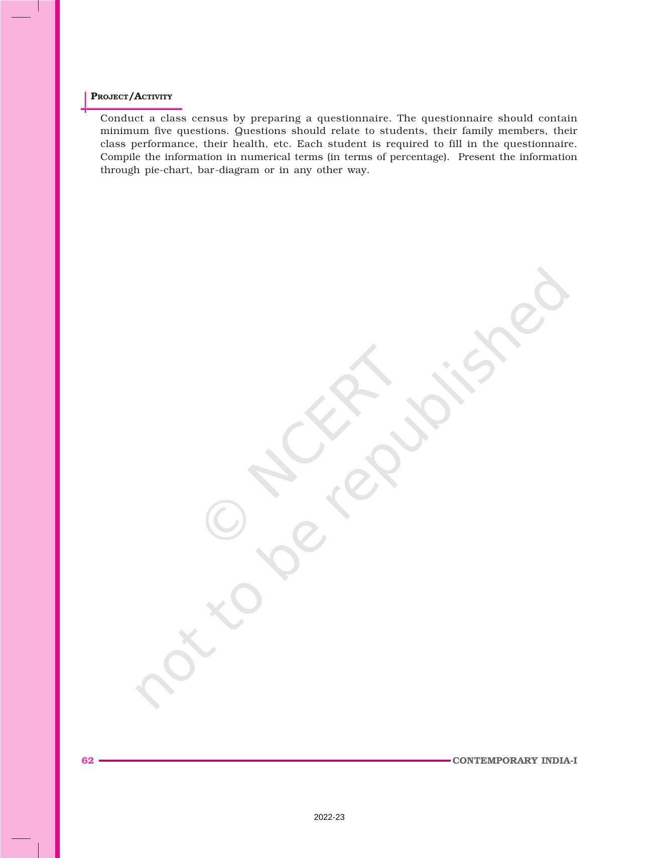 NCERT Book for Class 9 Geography Chapter 6 Population