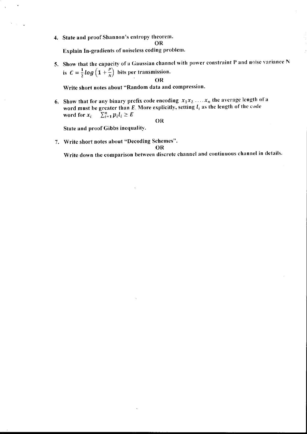 Bilaspur University Question Paper June 2022:M.A./M.Sc. Mathematics ...