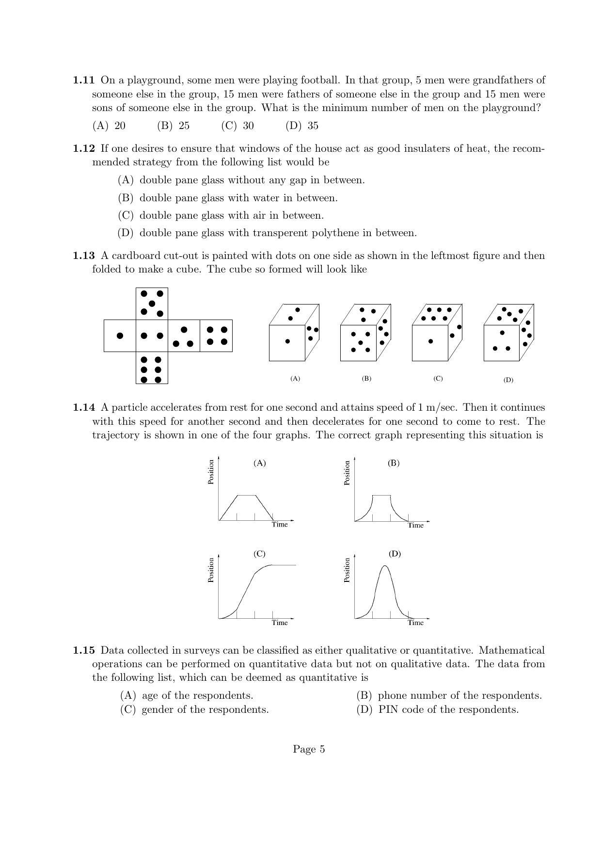 NEST 2015 Question Paper - IndCareer Docs