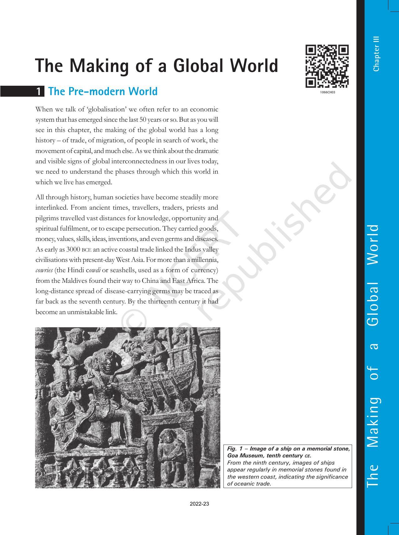 NCERT Book for Class 10 History Chapter 3 The Making of a Global World