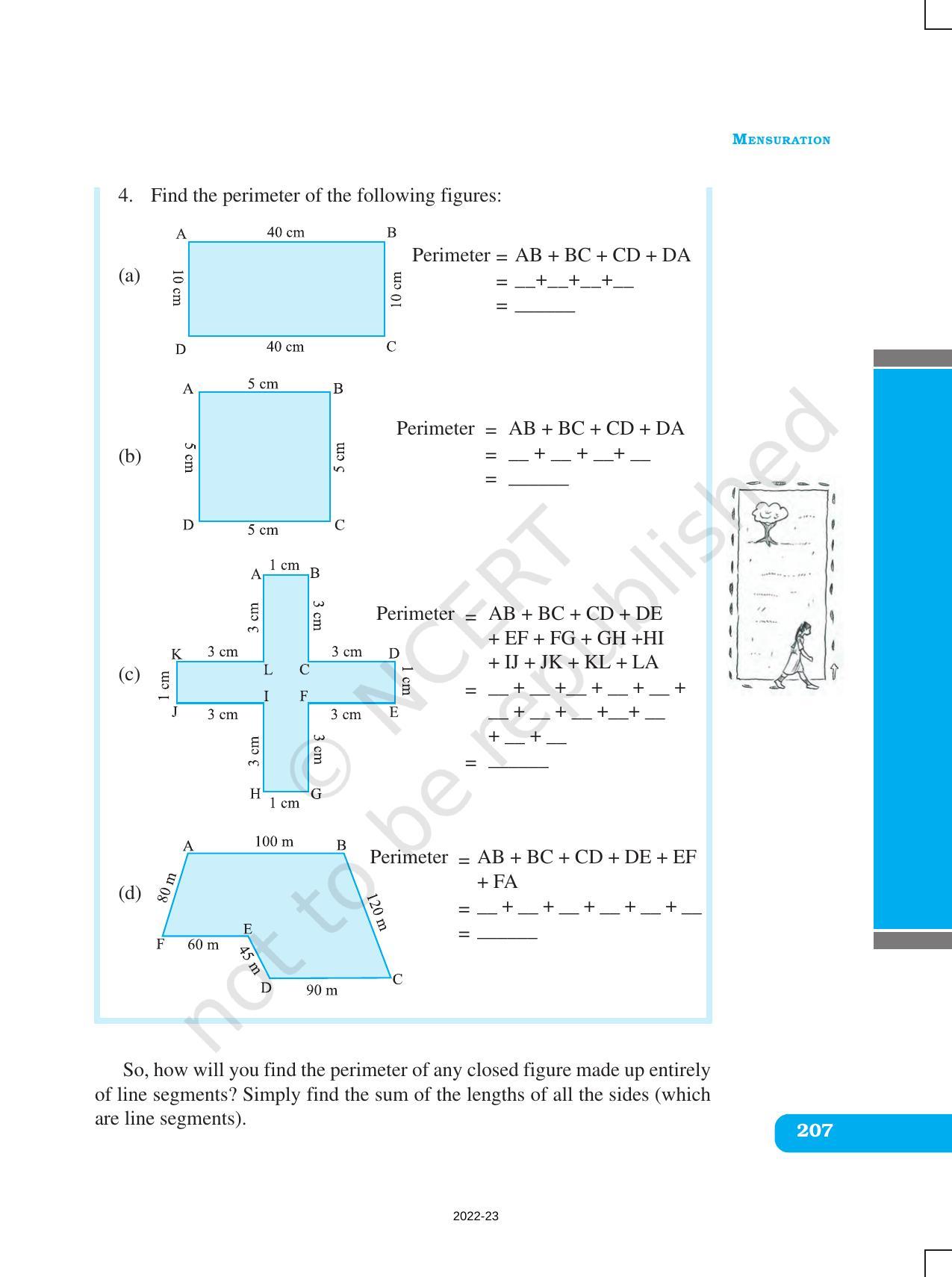 NCERT Book for Class 6 Maths: Chapter 10-Mensuration - IndCareer Schools