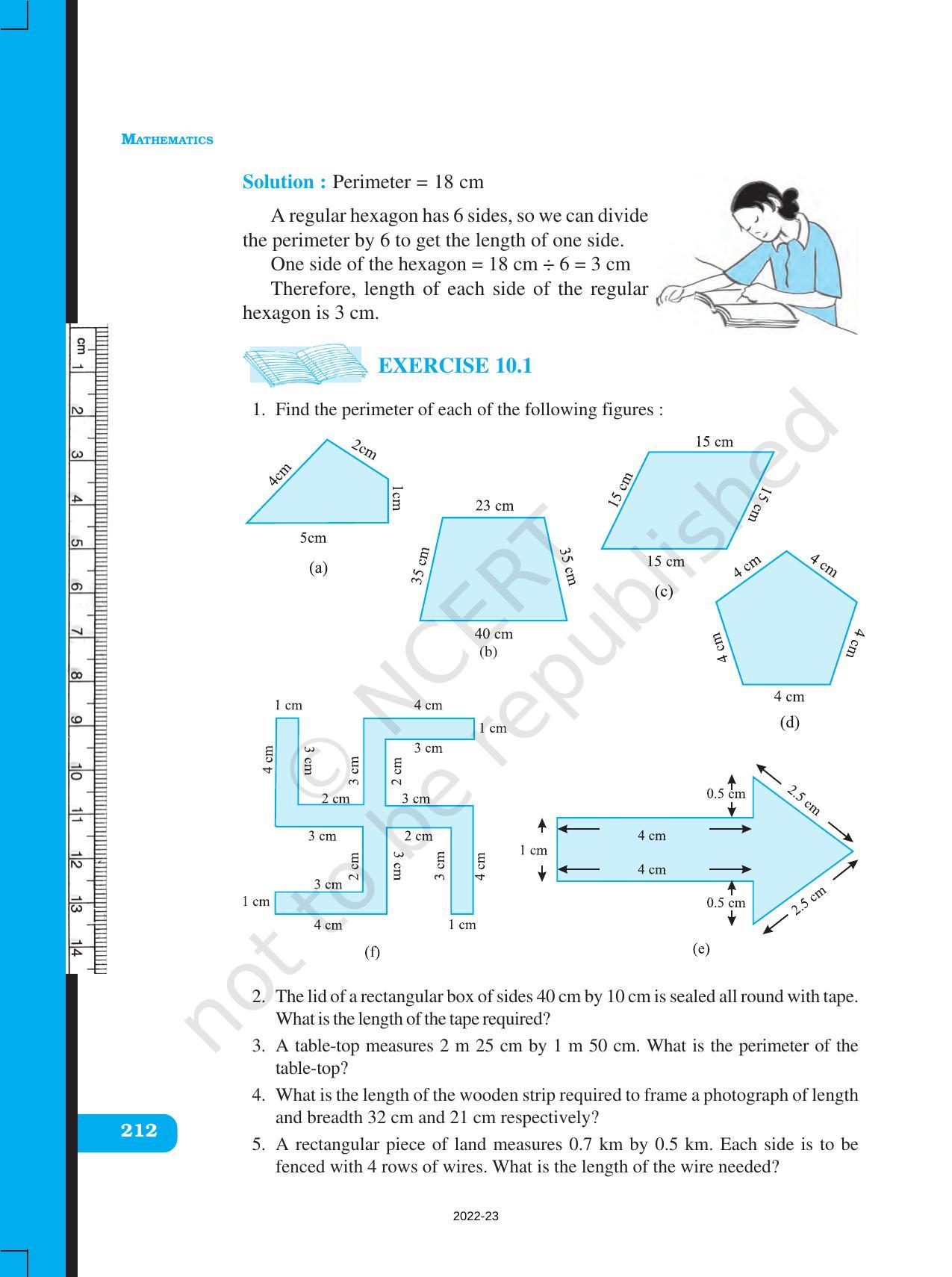 NCERT Book for Class 6 Maths: Chapter 10-Mensuration - IndCareer Schools