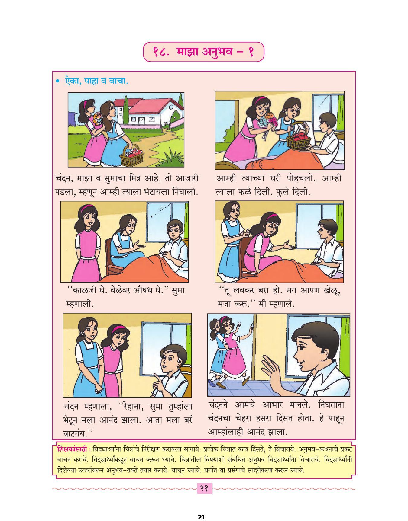 Maharashtra Board Class 4 Marathi Sulabhbharati (English Medium ...