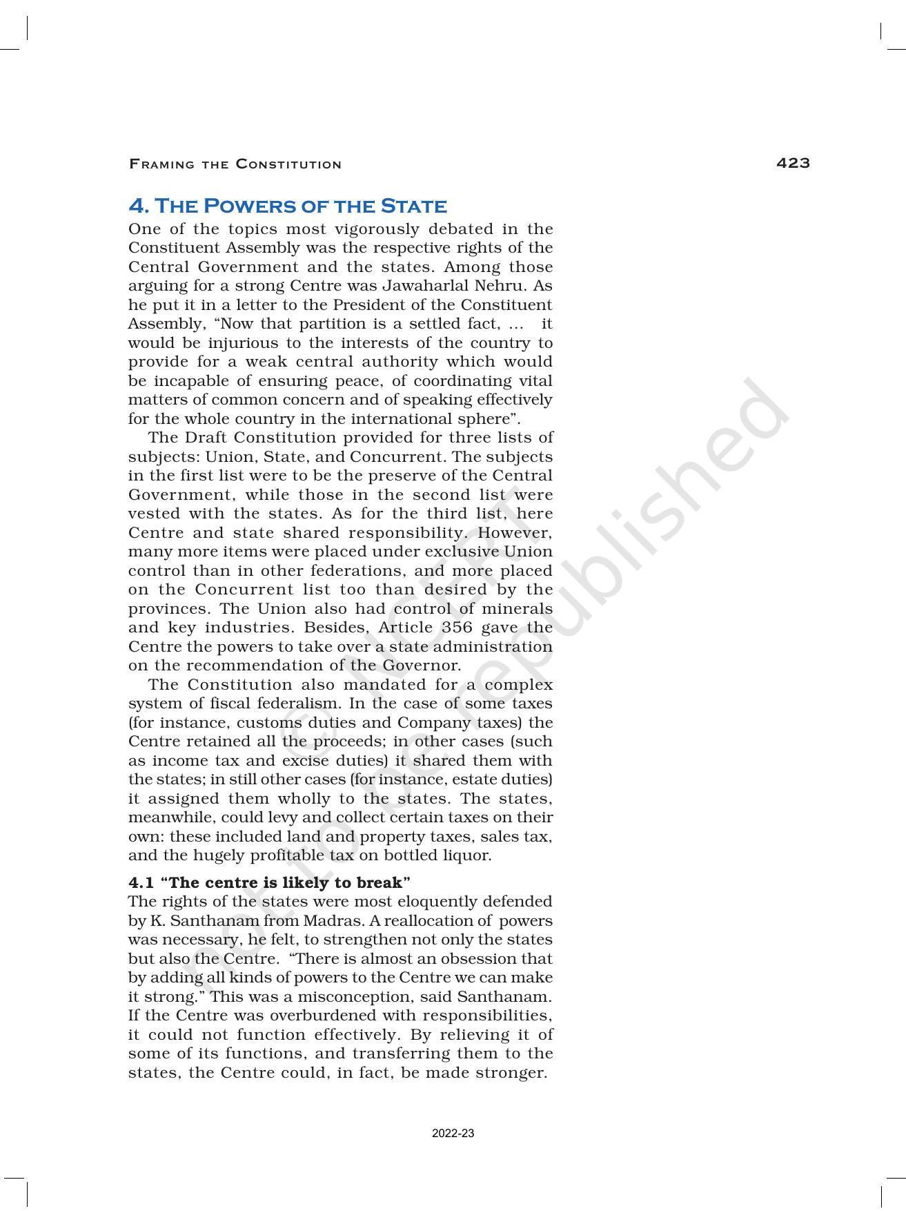 NCERT Book for Class 12 History Chapter 15 Framing