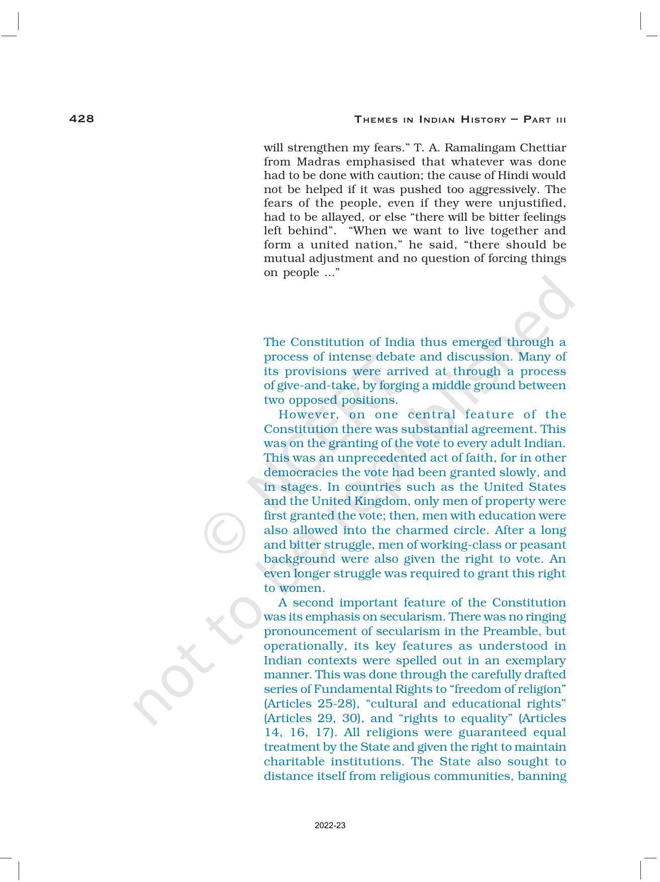 NCERT Book for Class 12 History Chapter 15 Framing