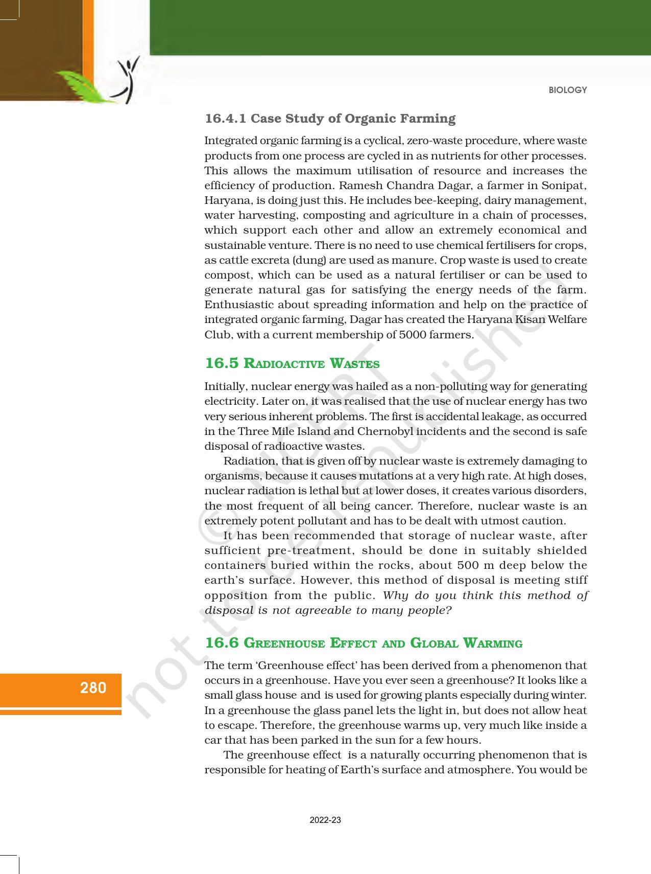 NCERT Book for Class 12 Biology Chapter 16 Environmental Issues ...