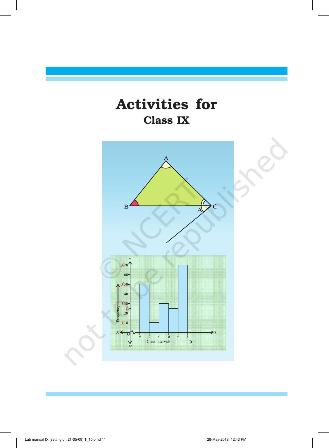 NCERT Laboratory Manuals for Class IX Mathematics - Activities for ...