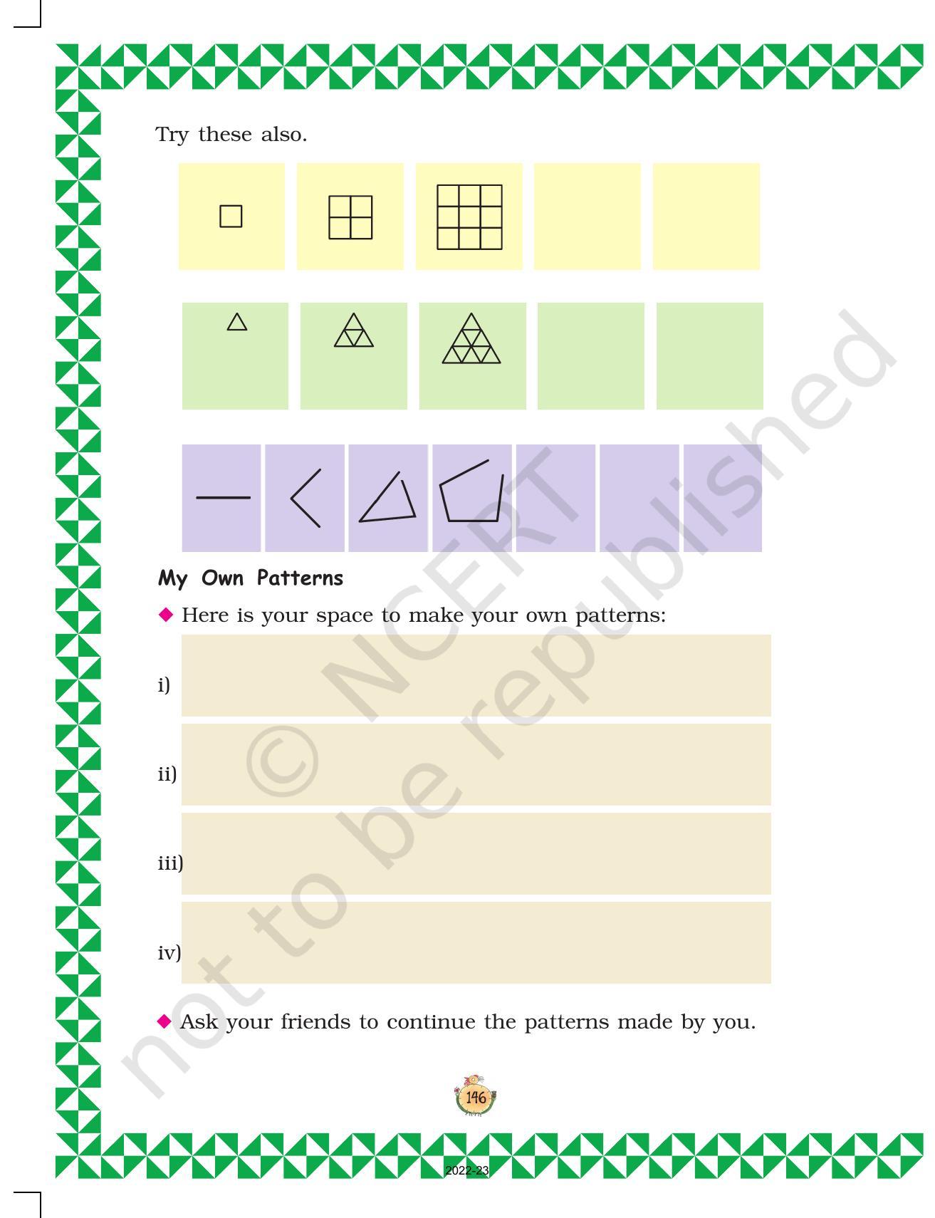 NCERT Book for Class 3 Maths Chapter 10-Play with Patterns - IndCareer ...