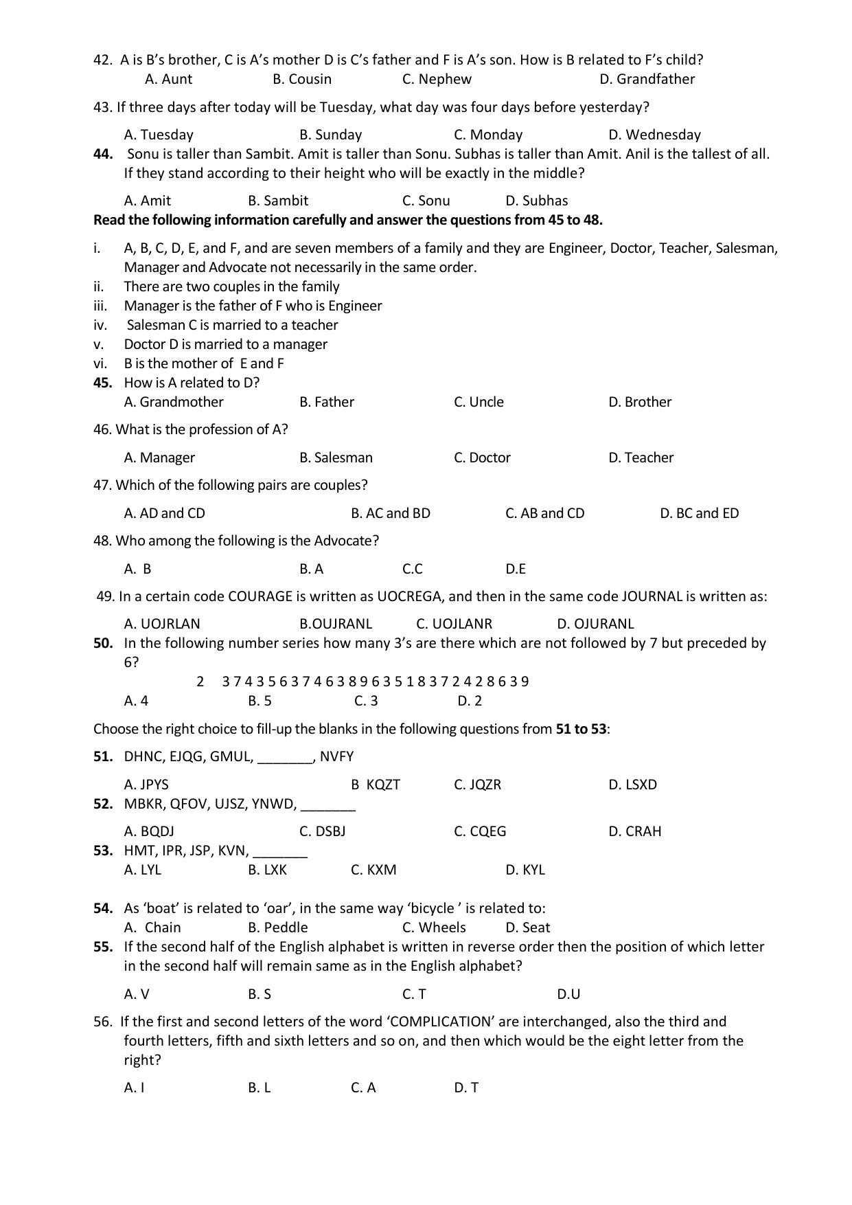 Odisha CPET 2021 IRPM Question Paper - IndCareer Docs