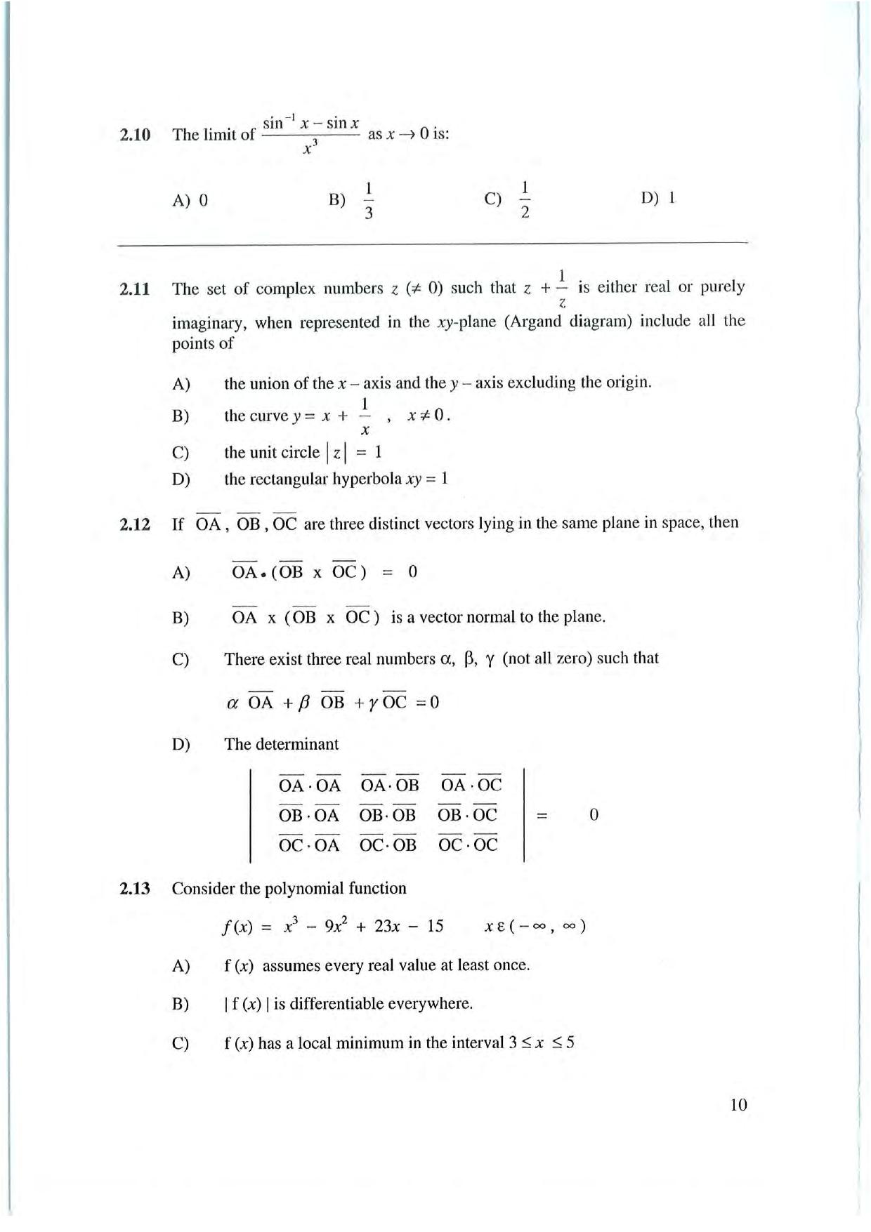 NEST 2007 Question Paper. - IndCareer Docs