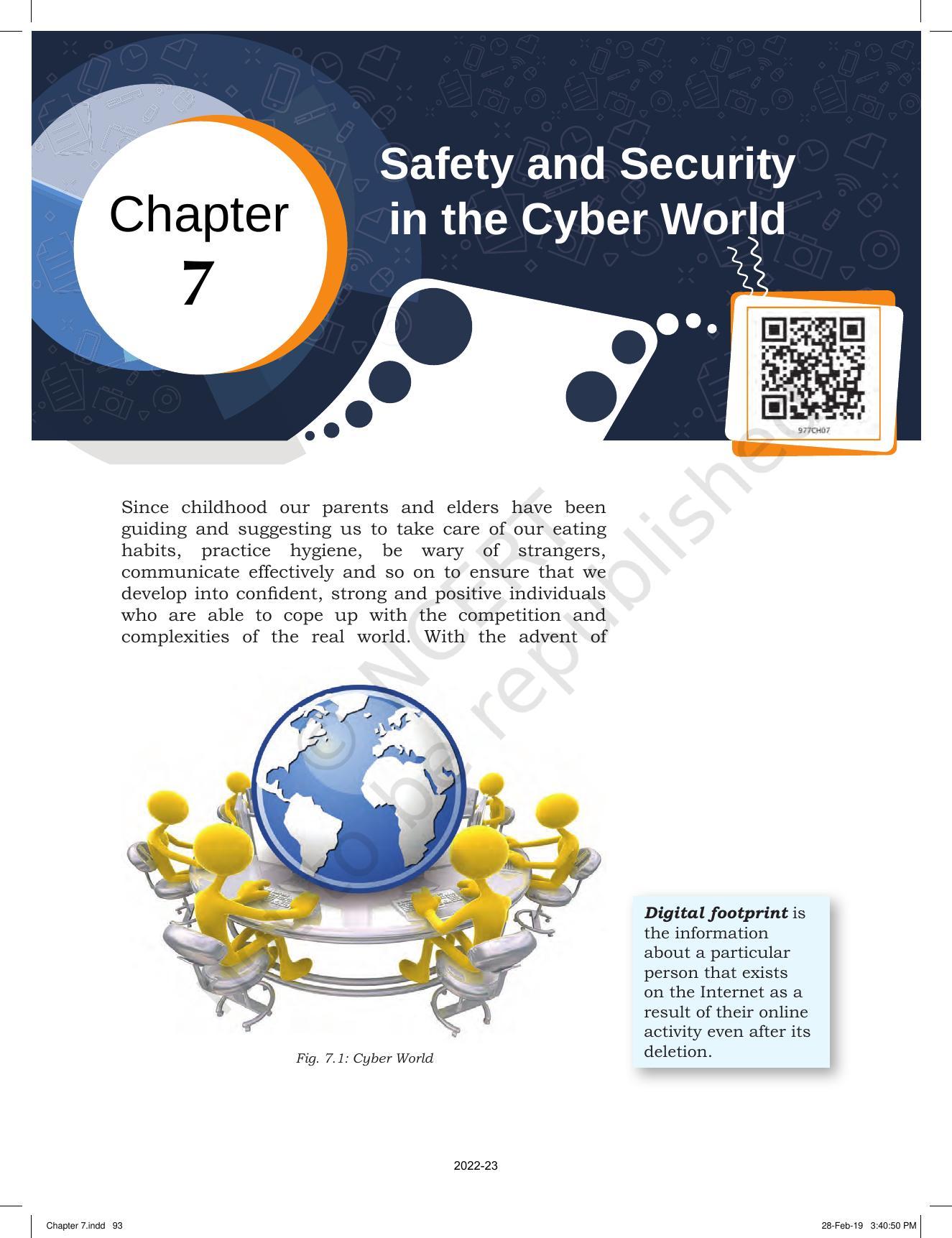 NCERT Book for Class 9 Information and Communication Technology Chapter 7 Safety and Security in ...