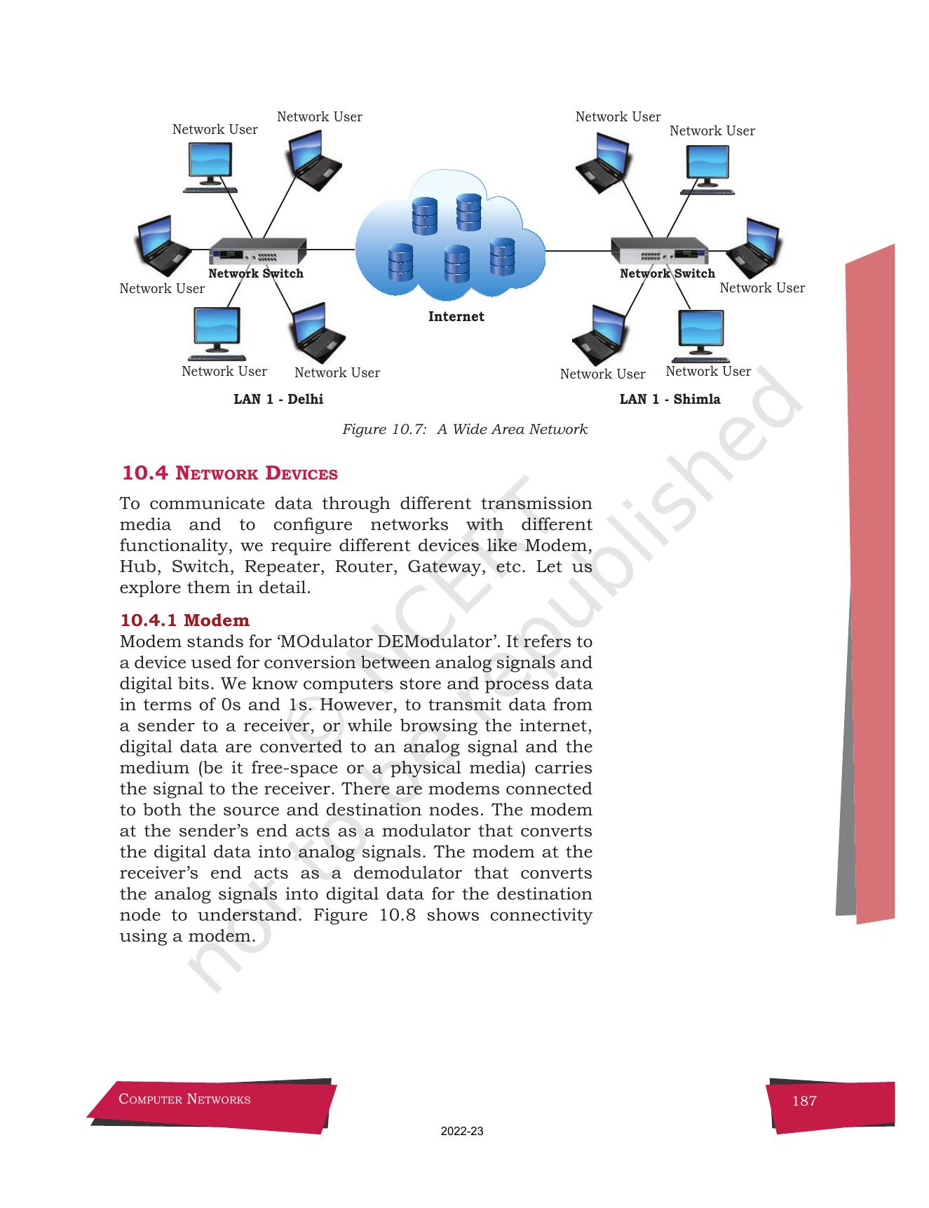 Ncert Book For Class 12 Computer Science Chapter 10 Computer Networks