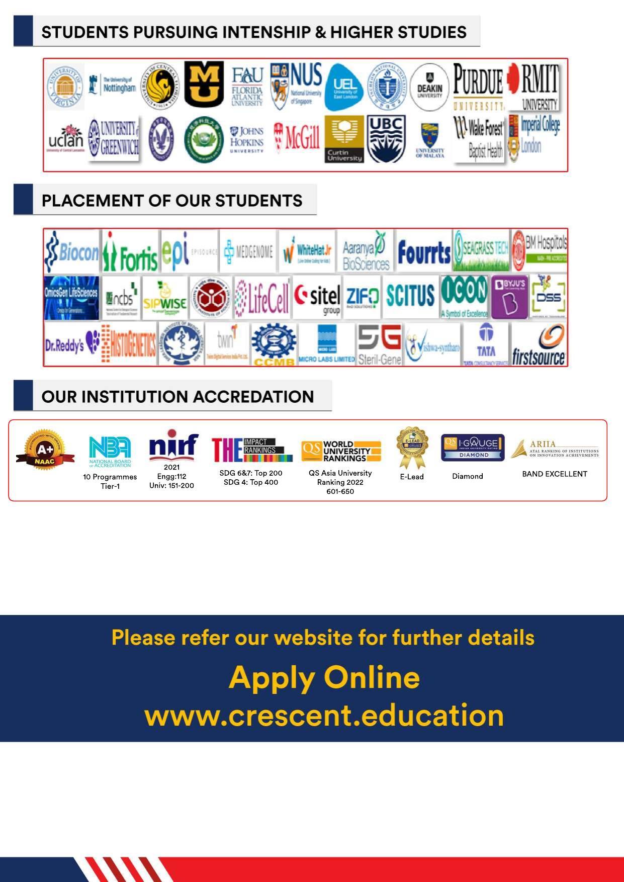 B.S. Abdur Rahman University B.Tech Brochure 2022-23 - IndCareer Docs