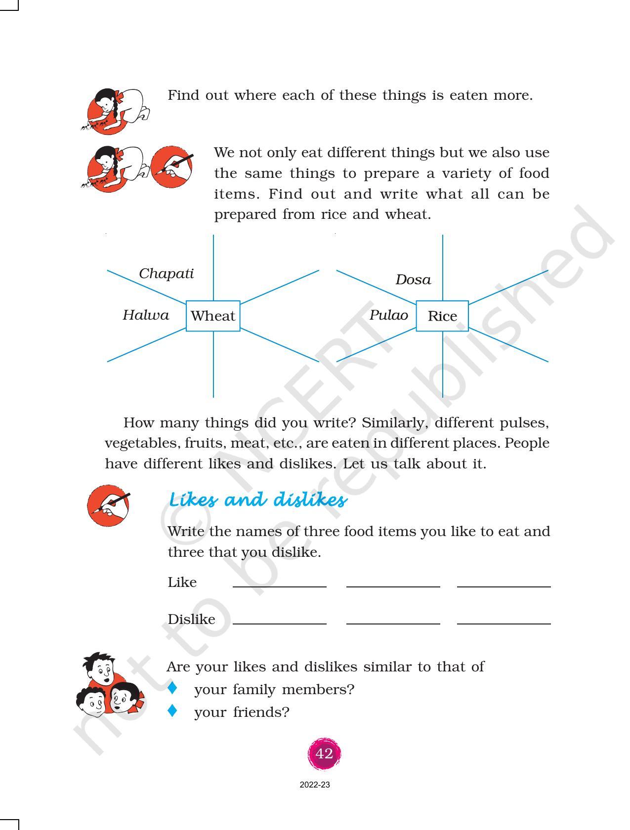 NCERT Book for Class 3 EVS Chapter 6-Foods We Eat - IndCareer Schools