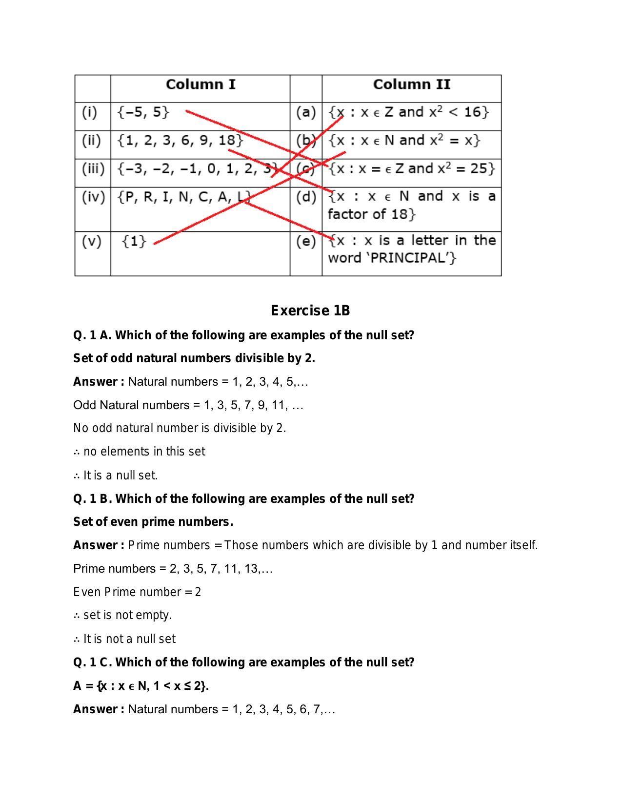 RS Aggarwal Solutions for 11th Class Maths Chapter 1-Sets - IndCareer Schools