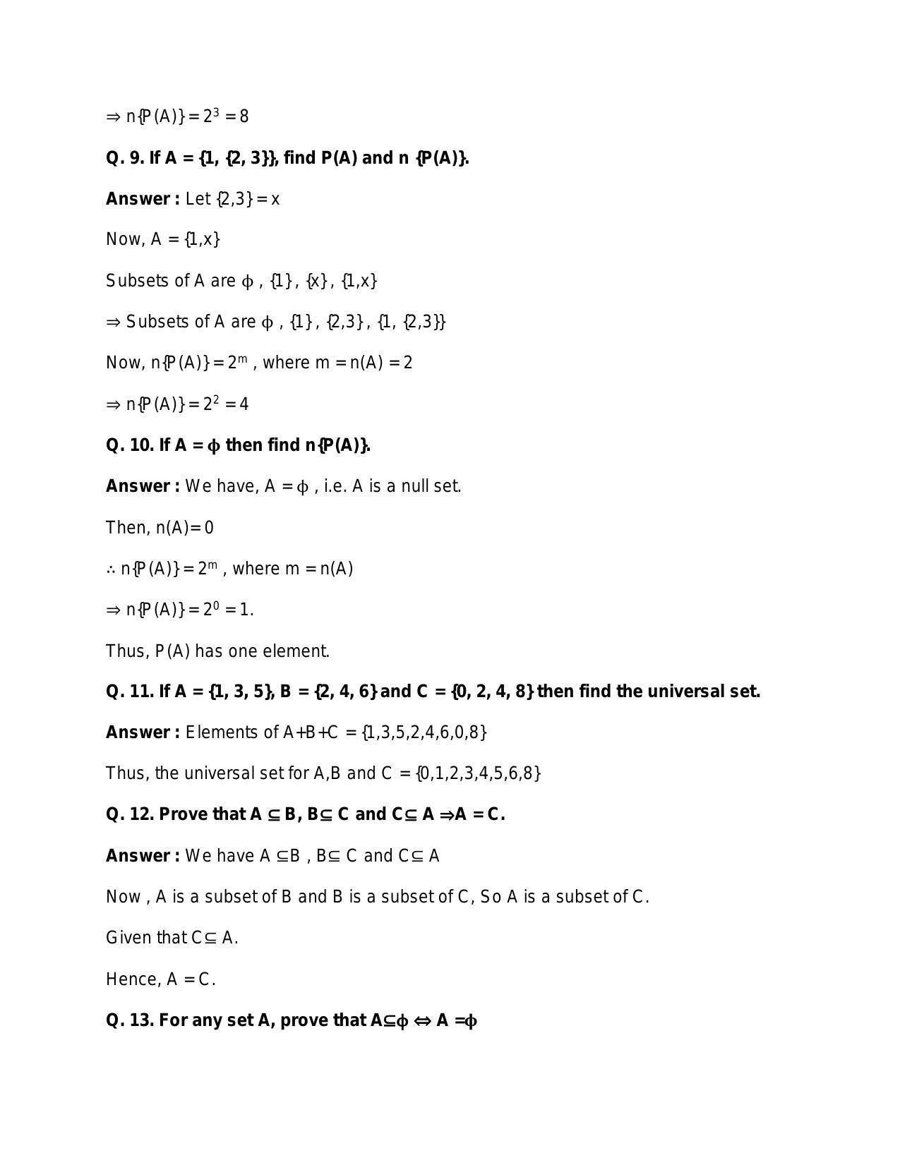 RS Aggarwal Solutions for 11th Class Maths Chapter 16-Conditional ...