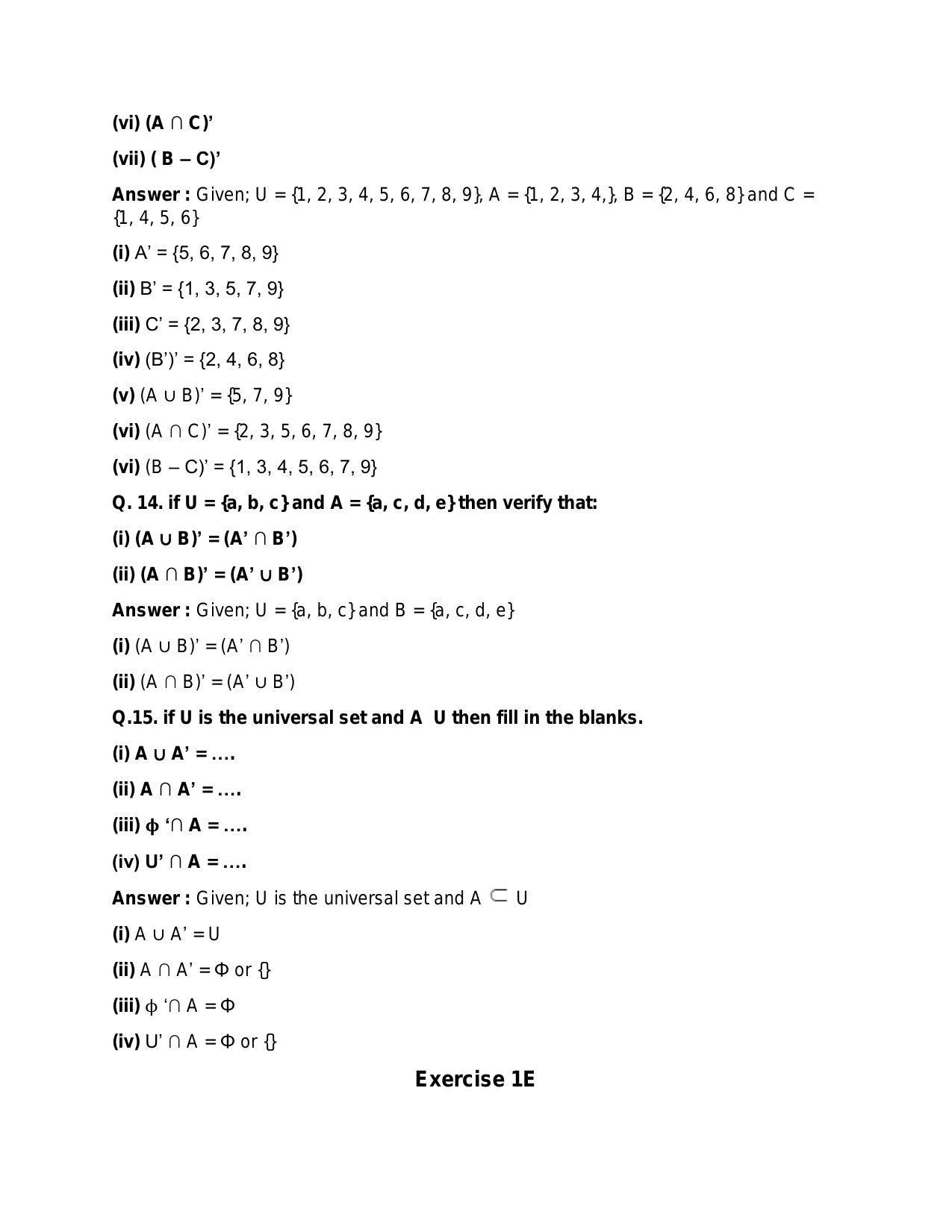 RS Aggarwal Solutions for 11th Class Maths Chapter 16-Conditional ...