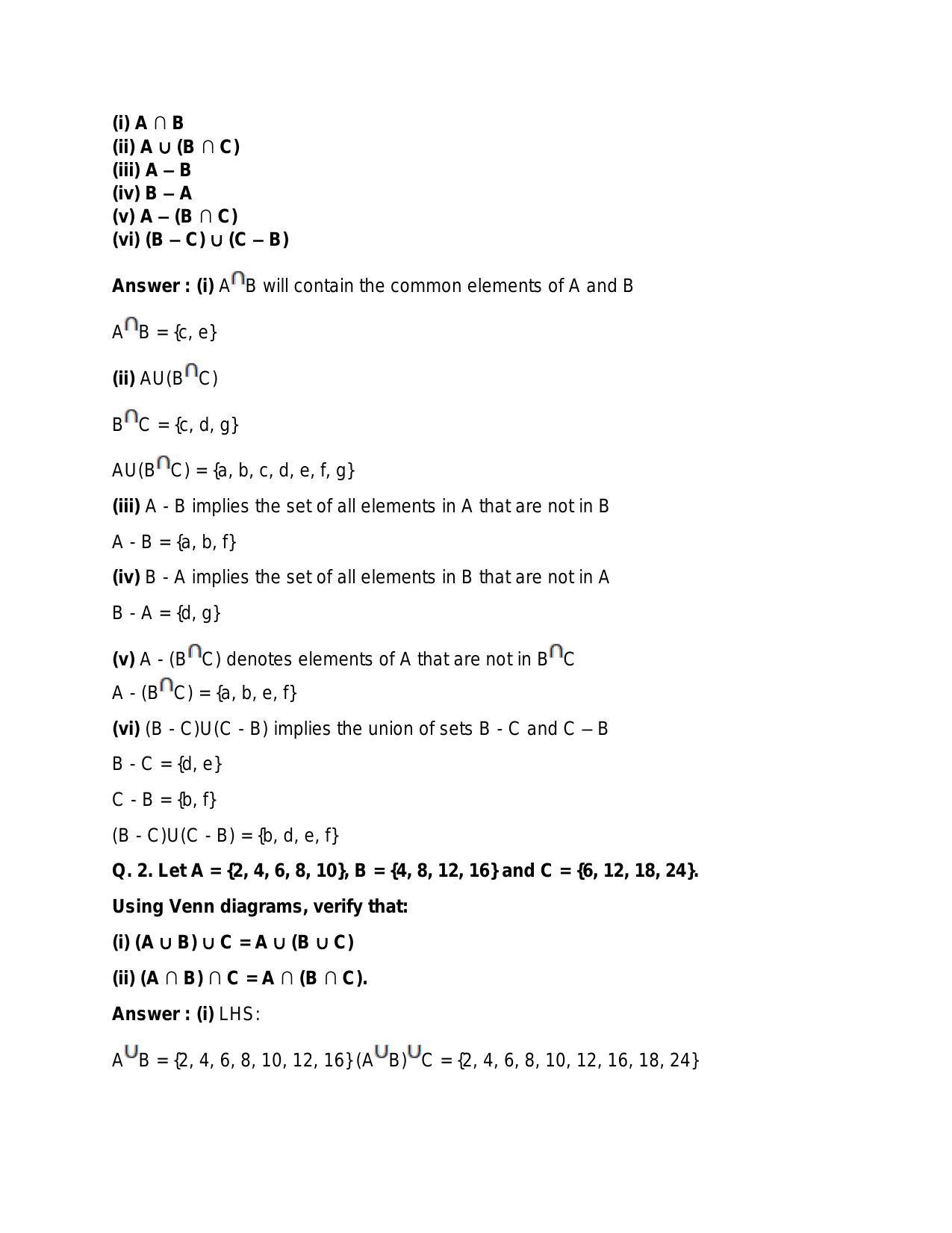 RS Aggarwal Solutions for 11th Class Maths Chapter 16-Conditional ...