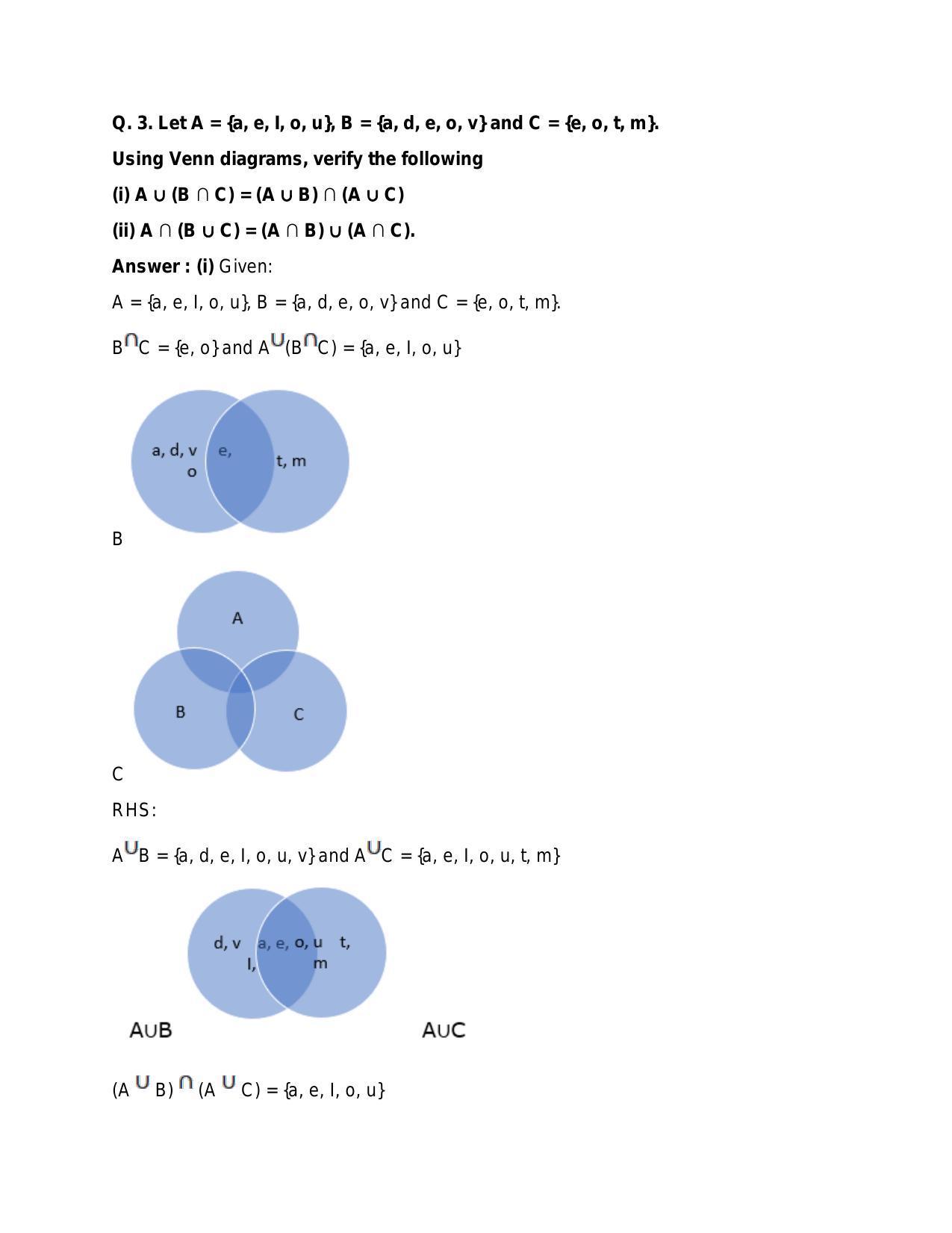 RS Aggarwal Solutions for 11th Class Maths Chapter 1-Sets - IndCareer Schools