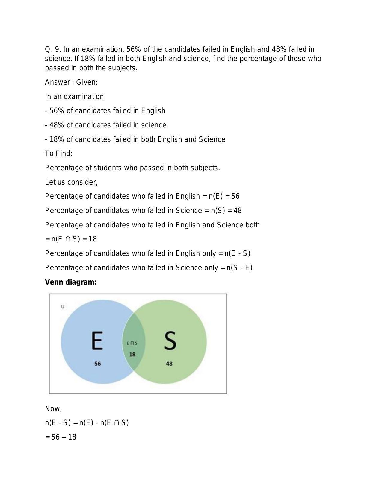 RS Aggarwal Solutions for 11th Class Maths Chapter 1-Sets - IndCareer Schools